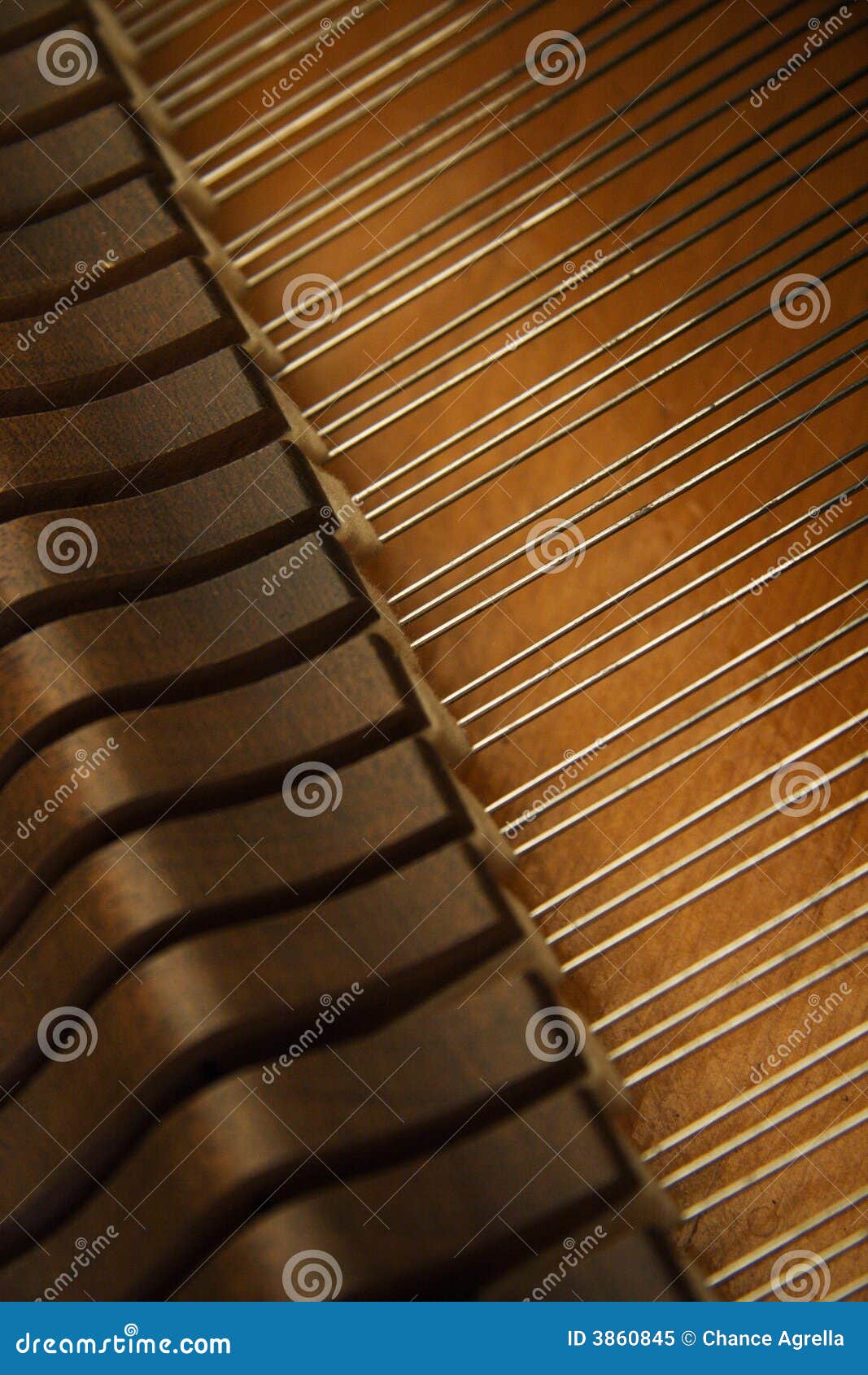 Strings and Hammer Inside a Piano Stock Image - Image of delicate ...