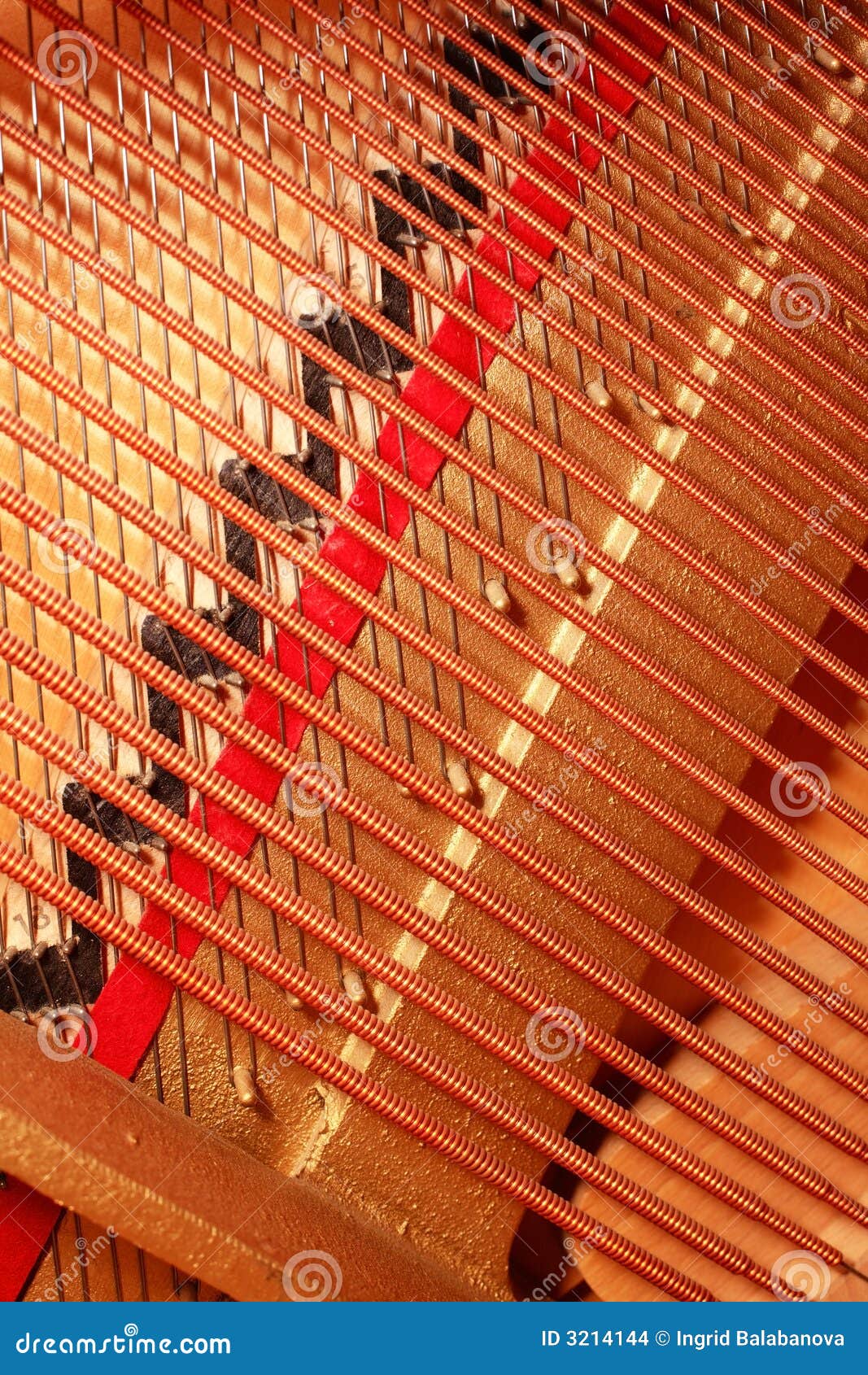 Strings of open piano stock photo. Image of performing - 3214144