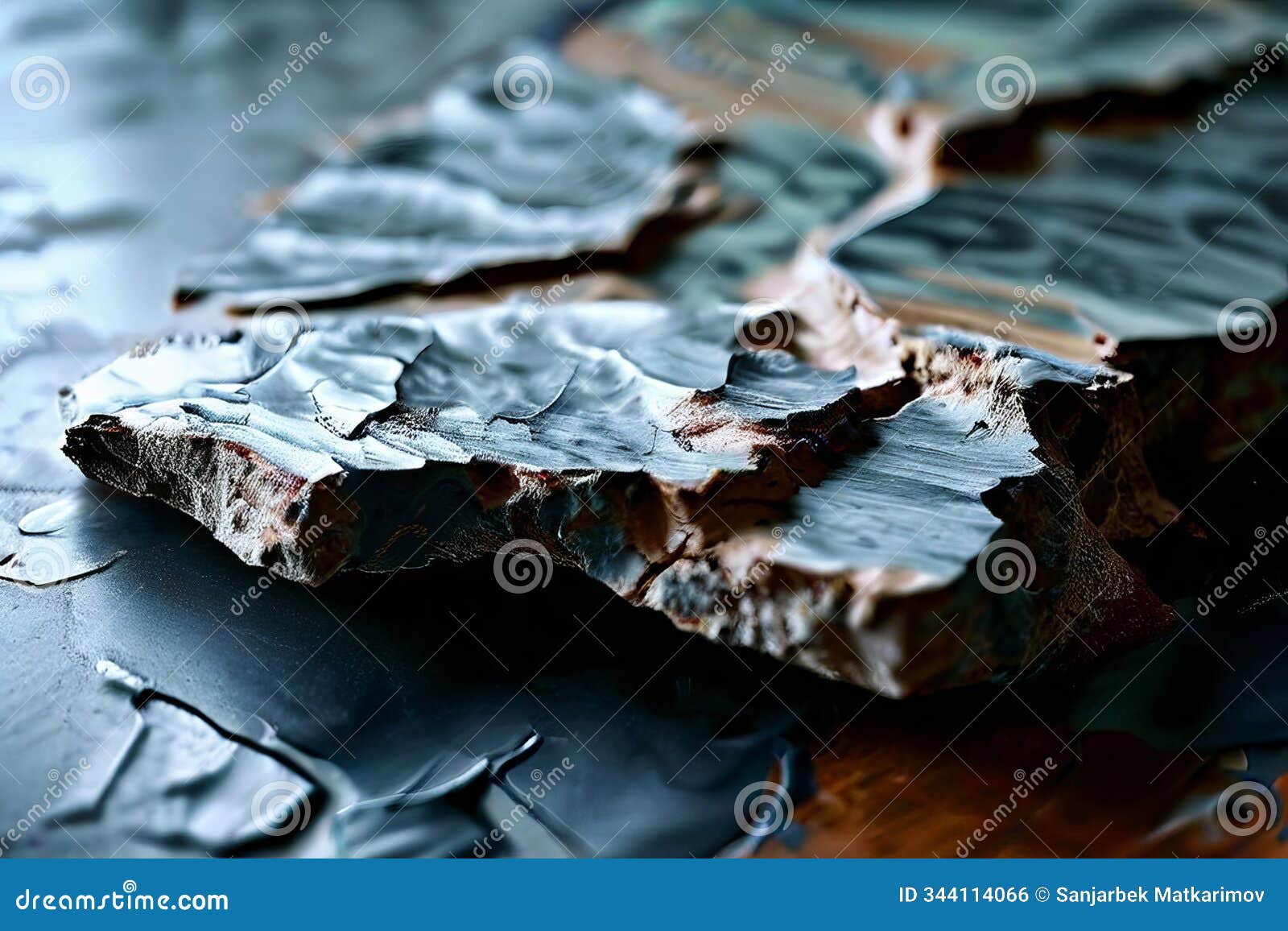 Strip with Hard and Rough Wavy Edges Stock Illustration - Illustration ...