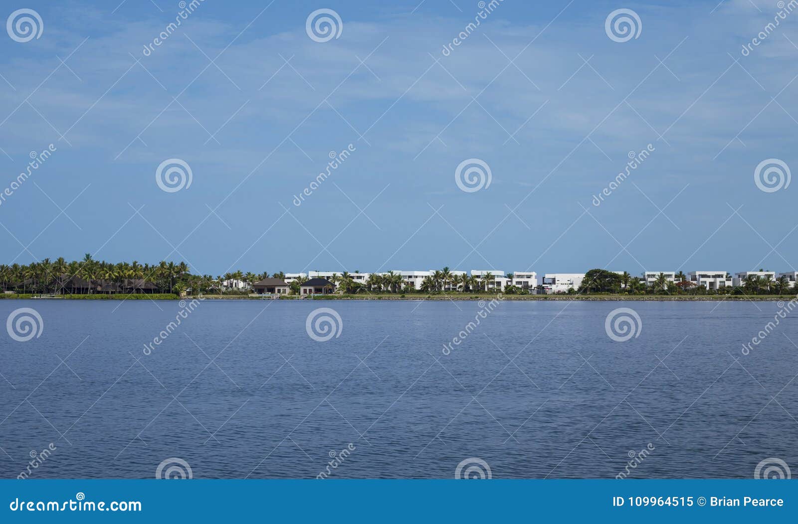 Strip of land on the ocean stock image. Image of ripples - 109964515