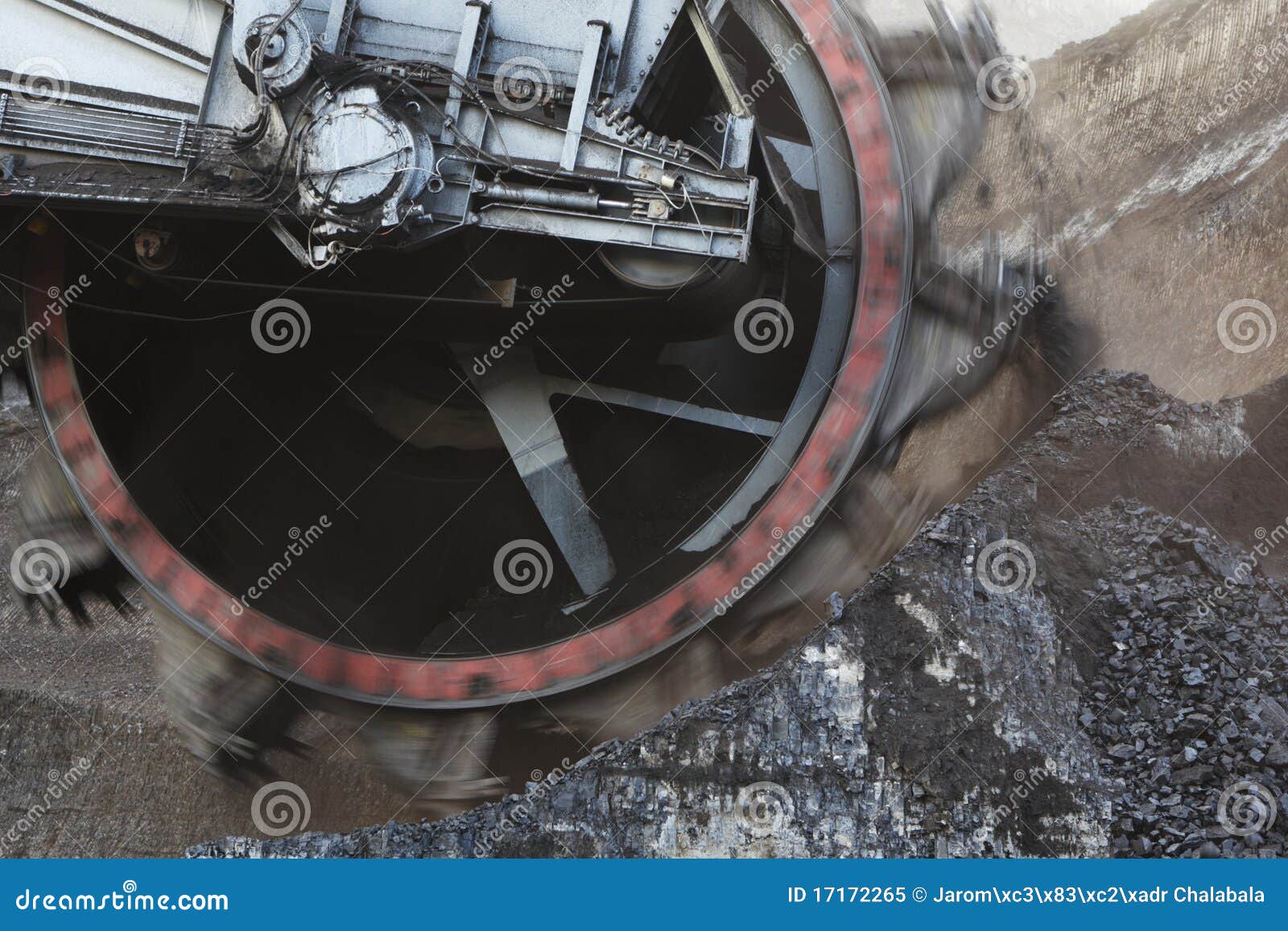 Strip mine stock image. Image of industry, bucket, energy - 17172265