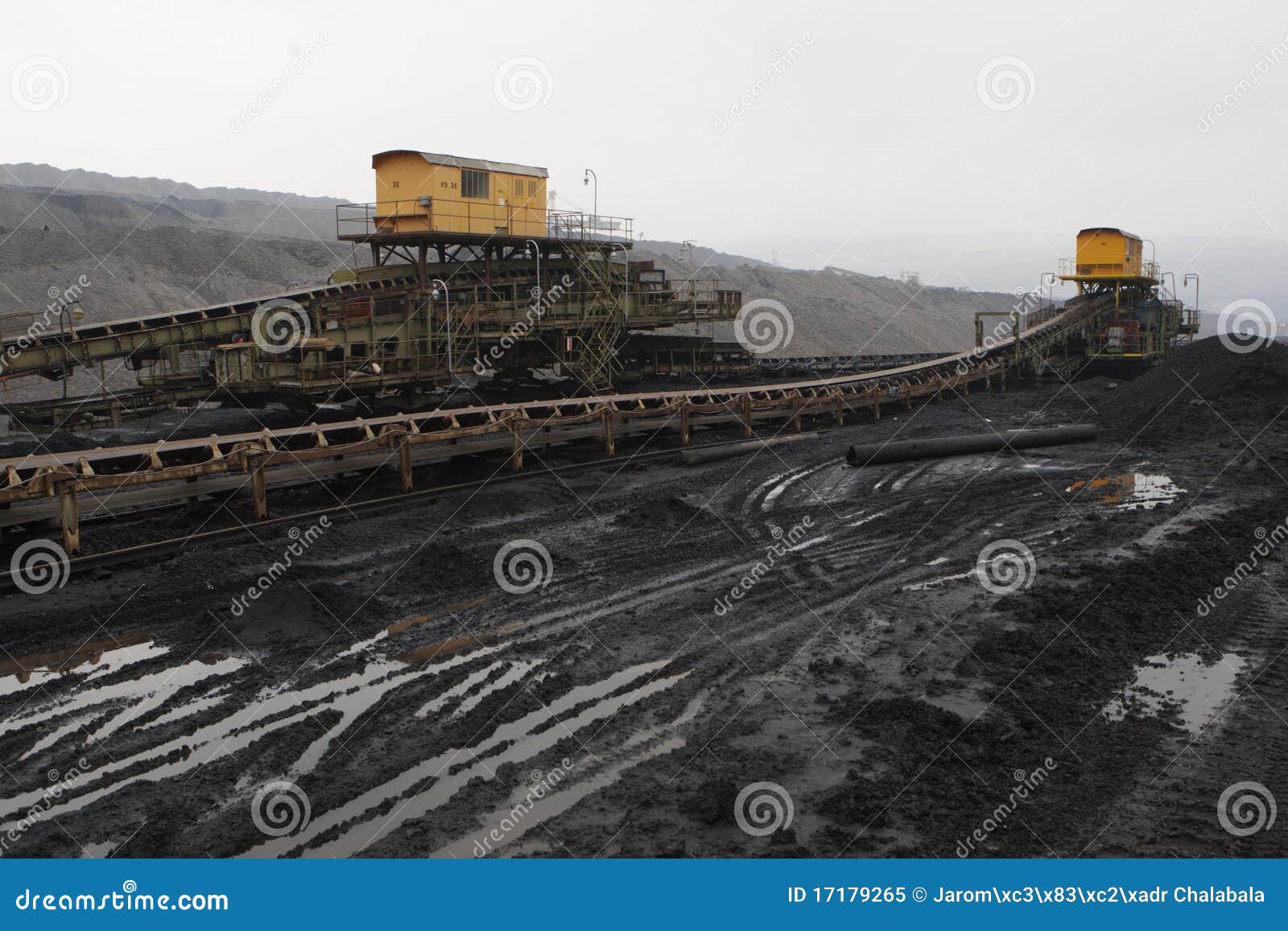 Strip mine stock image. Image of exploitation, fossil - 17179265