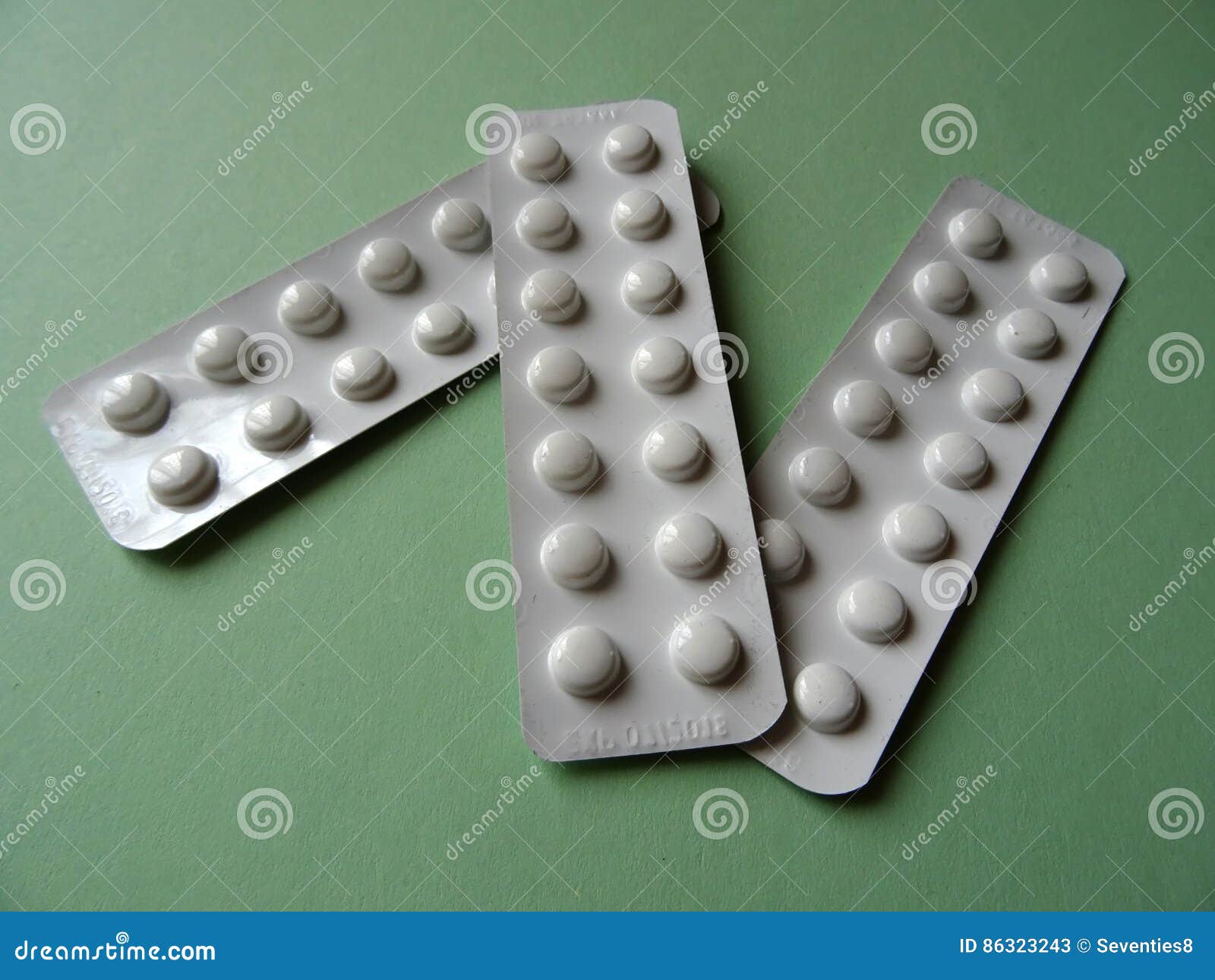 Strip Packets Of Prescription Medication Tablets Royalty-Free Stock ...