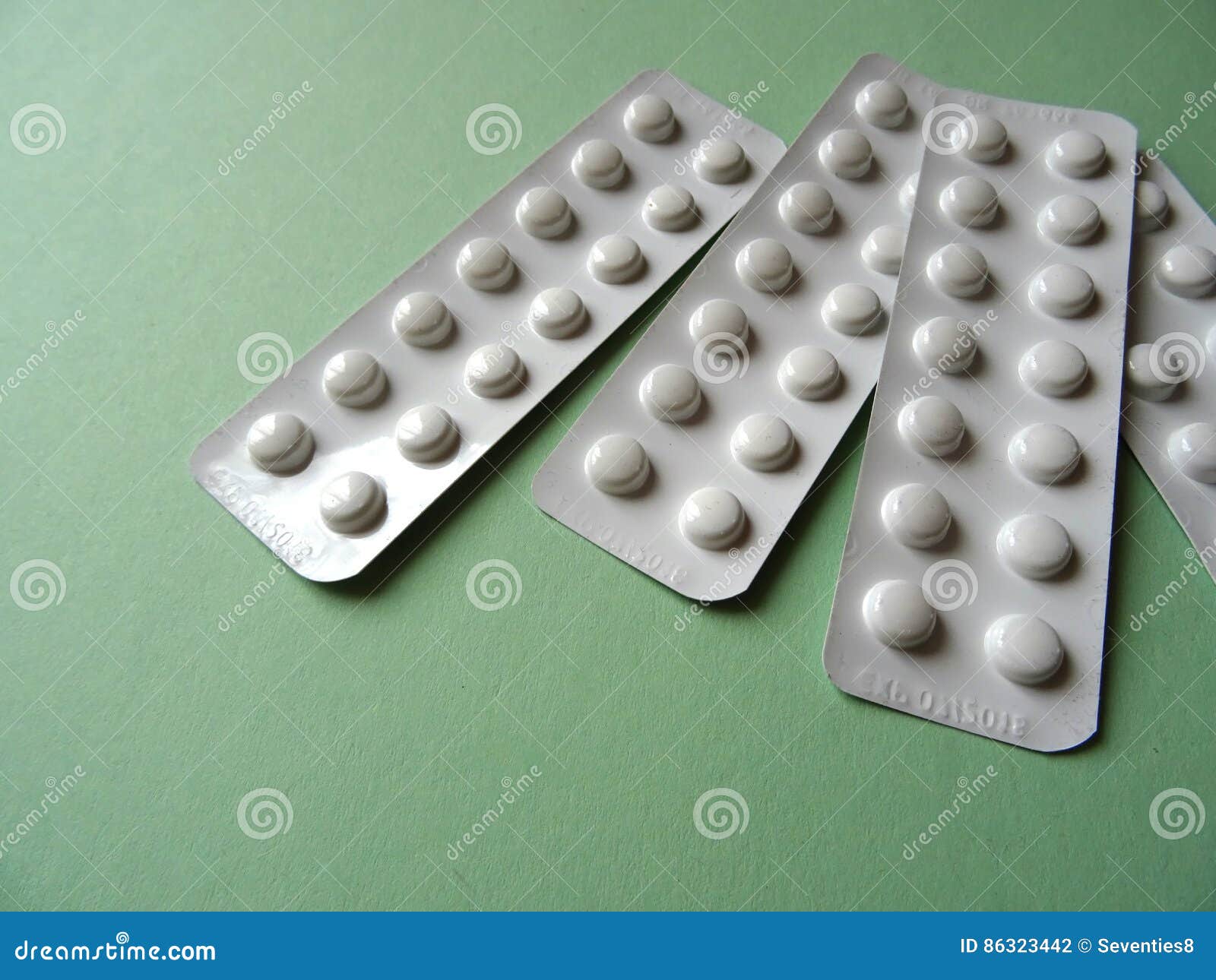 Strip Packets of Prescription Medication Tablets Stock Photo - Image of ...