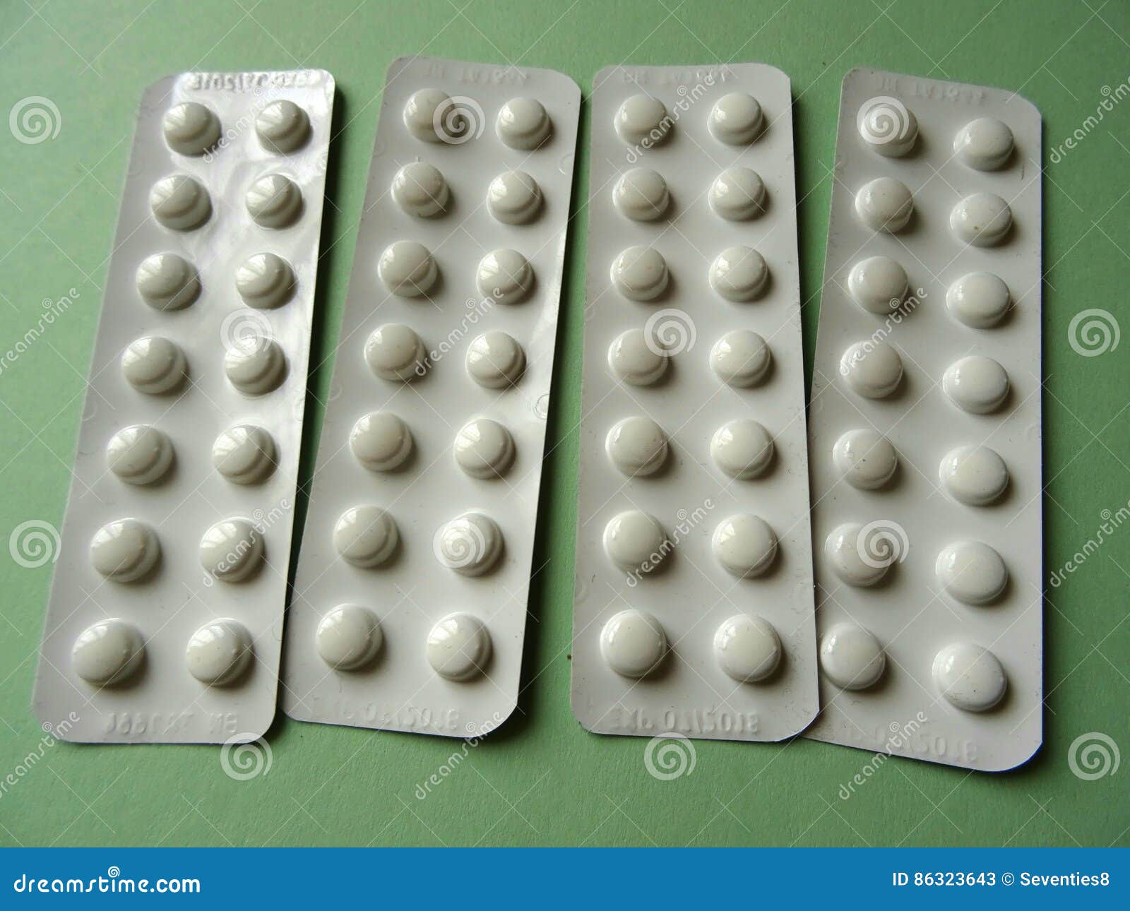 Strip Packets Of Prescription Medication Tablets Royalty-Free Stock ...