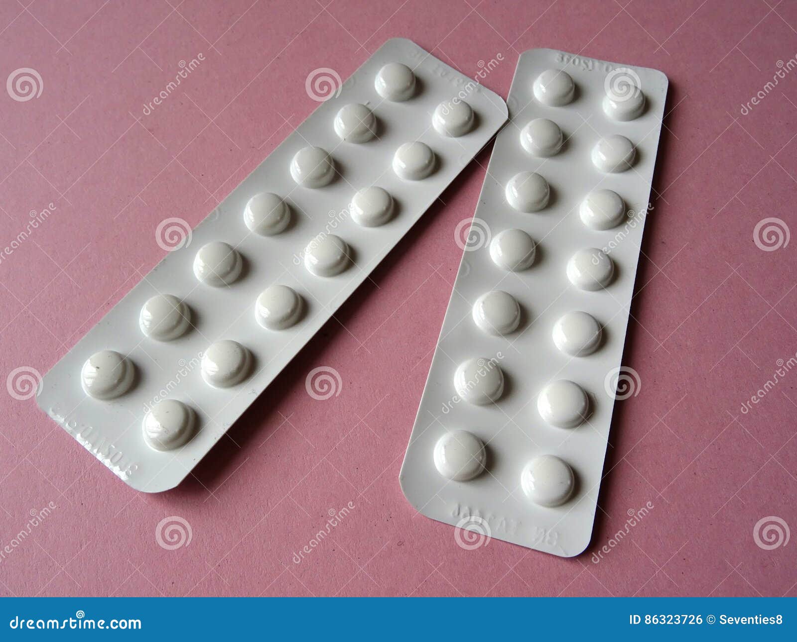 Strip Packets of Prescription Medication Tablets Stock Photo - Image of ...