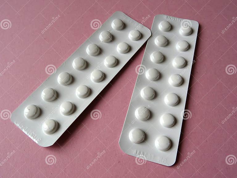 Strip Packets of Prescription Medication Tablets Stock Photo - Image of ...