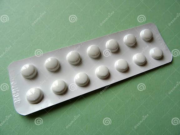 Strip Packets of Prescription Medication Tablets Stock Image - Image of ...
