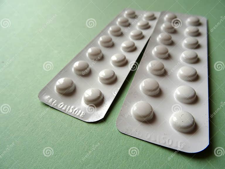 Strip Packets of Prescription Medication Tablets Stock Photo - Image of ...