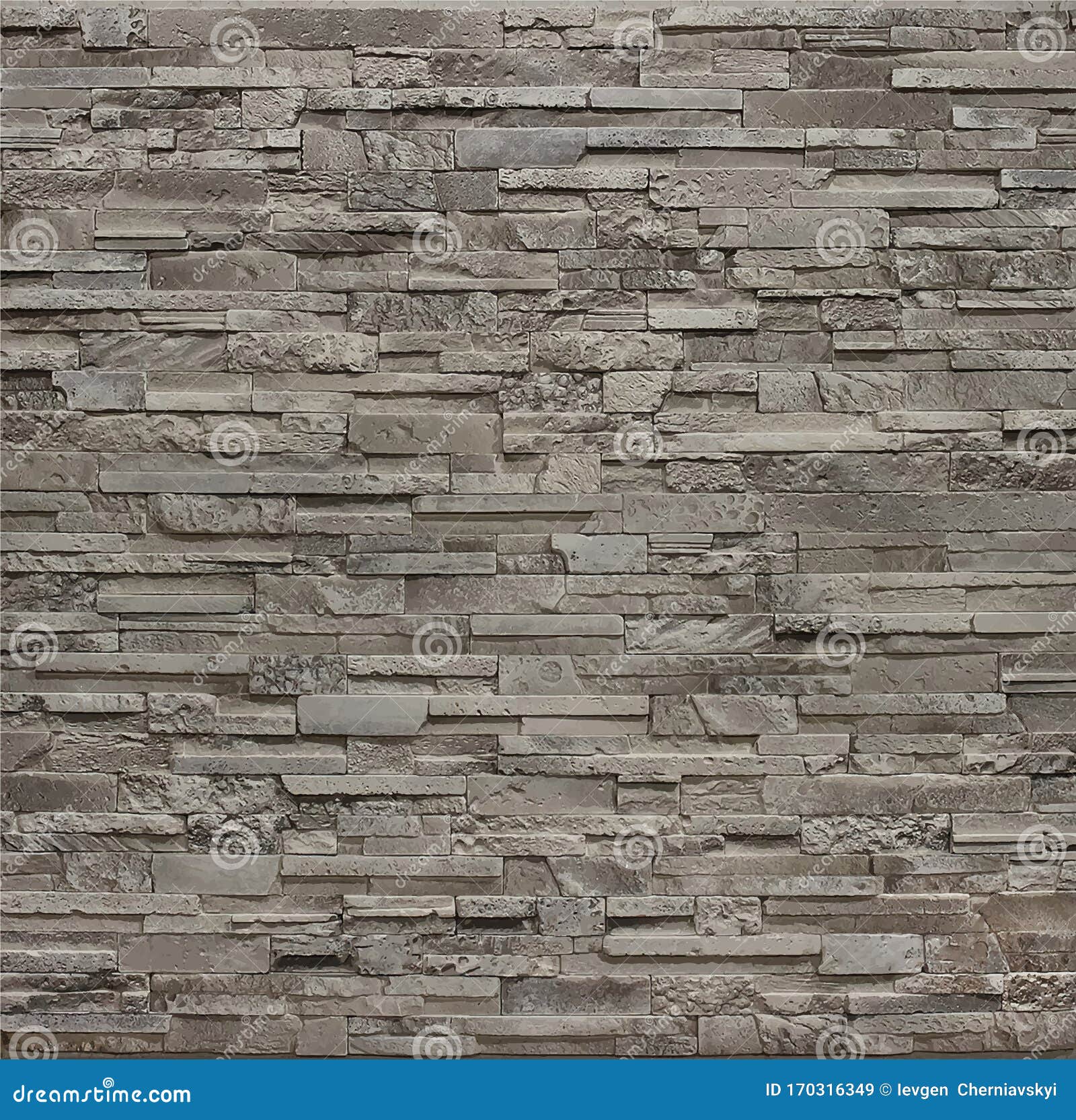 Strip Parallels Stone Wall Cladding Texture Black Map for 3d Graphics ...