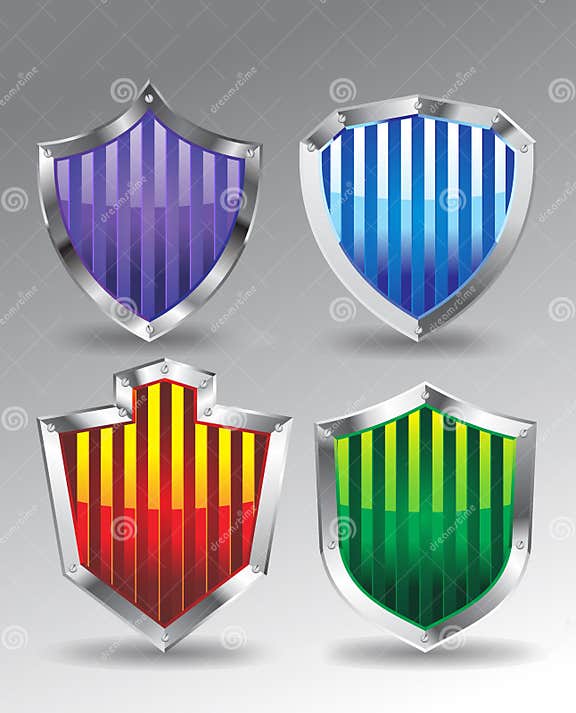 Strip Shield Vector stock vector. Illustration of icon - 76728711