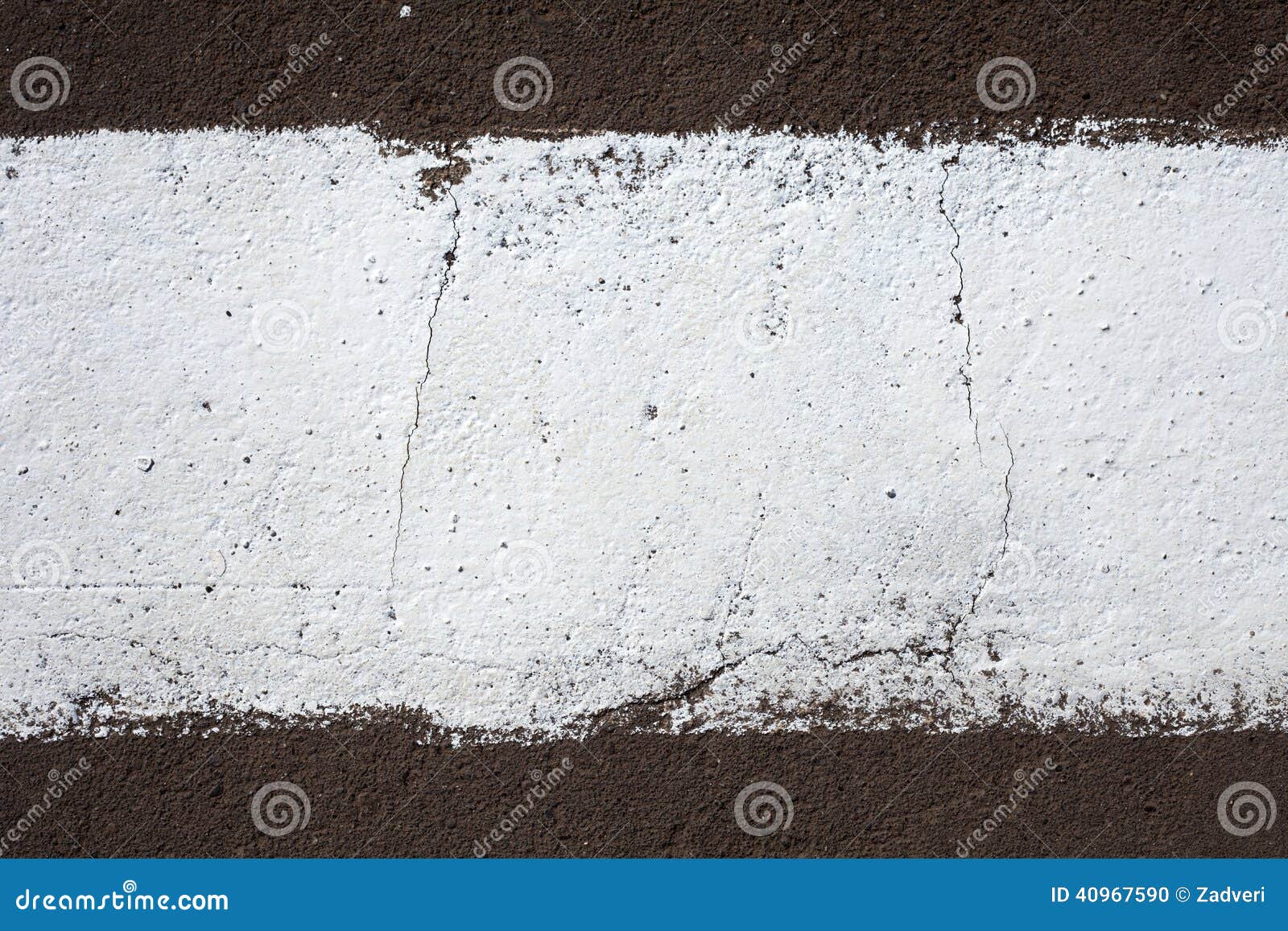 Strip of White Paint on the Pavement Stock Photo - Image of dirty ...