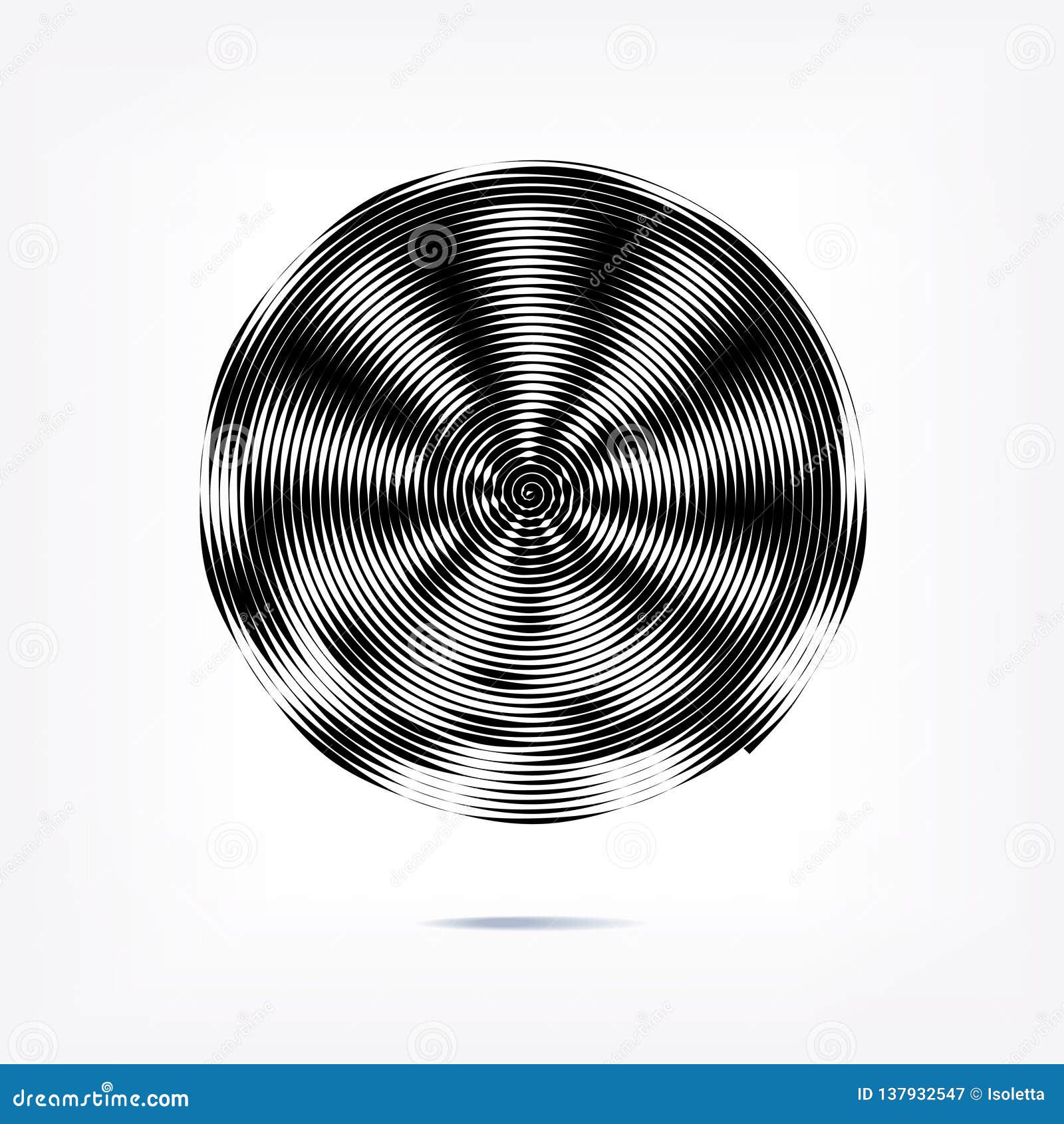 Stripe Circle Background, Abstract Pattern. Radial Graphic Element ...