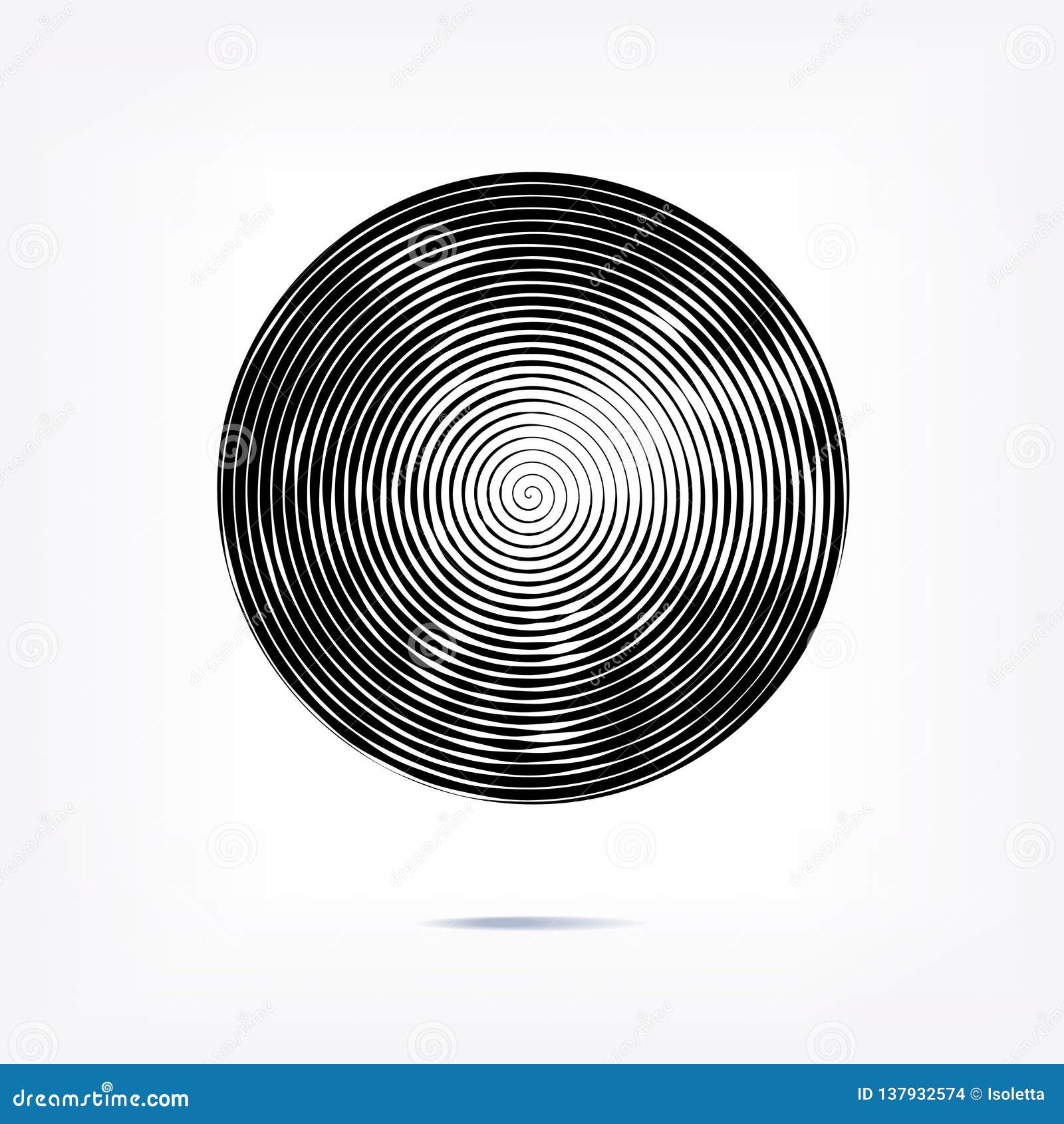 Stripe Circle Background, Abstract Pattern. Radial Graphic Element ...
