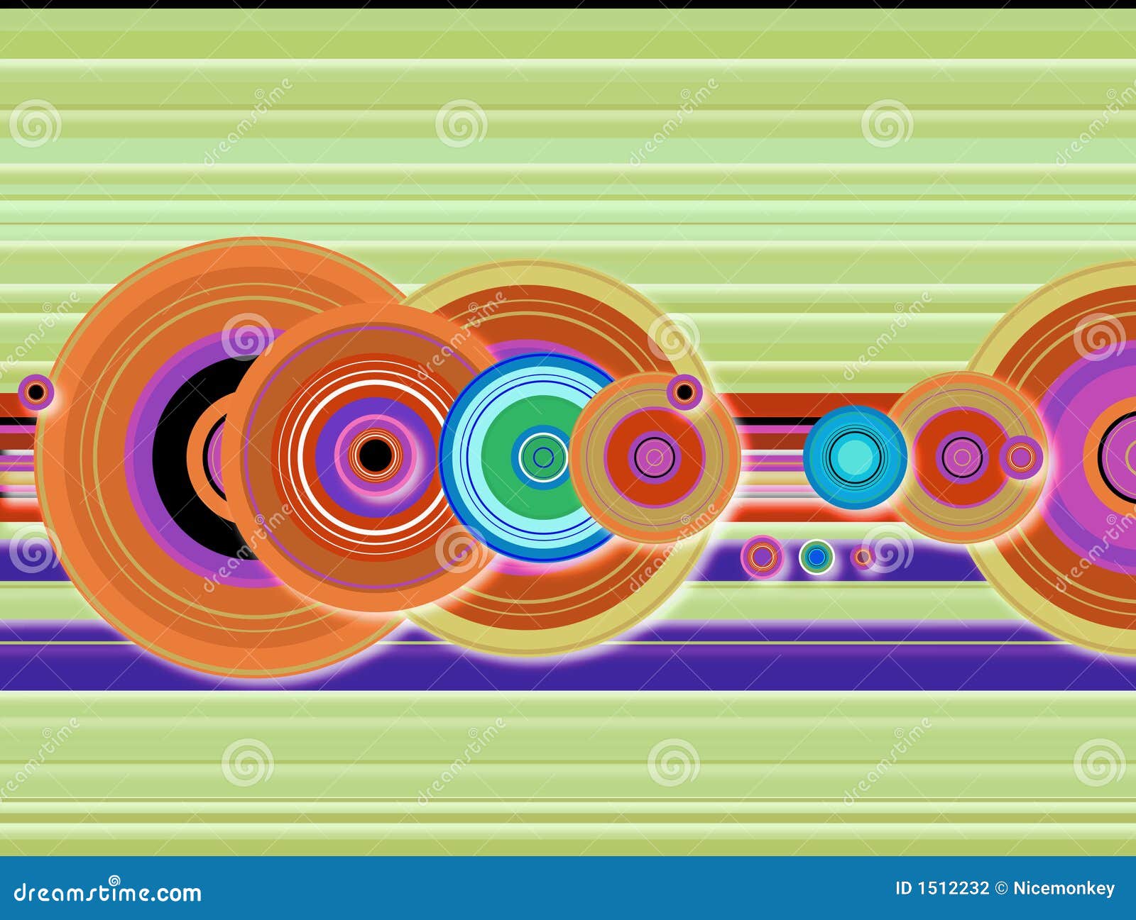 Stripe crop circle techno stock illustration. Illustration of design ...