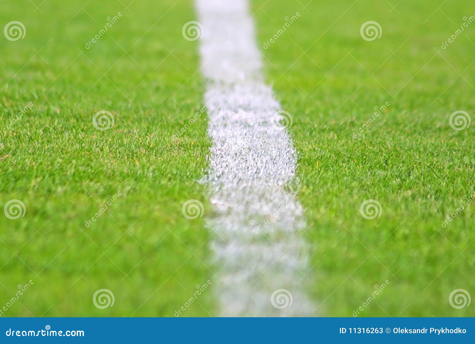 Stripe on Green Football Field Stock Image - Image of outdoor, field ...