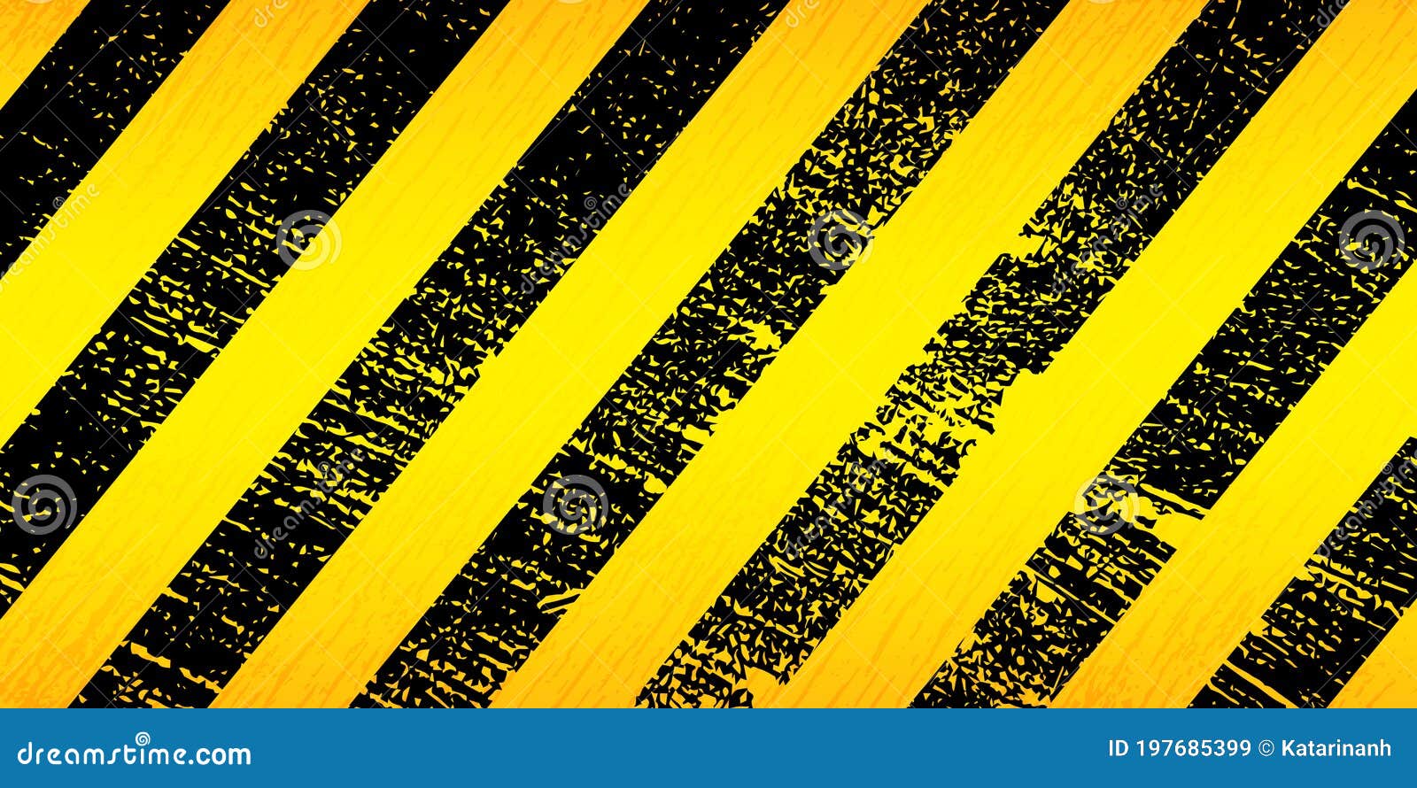 Stripe Line Grunge Background Vector Illustration. Diagonal Yellow and ...