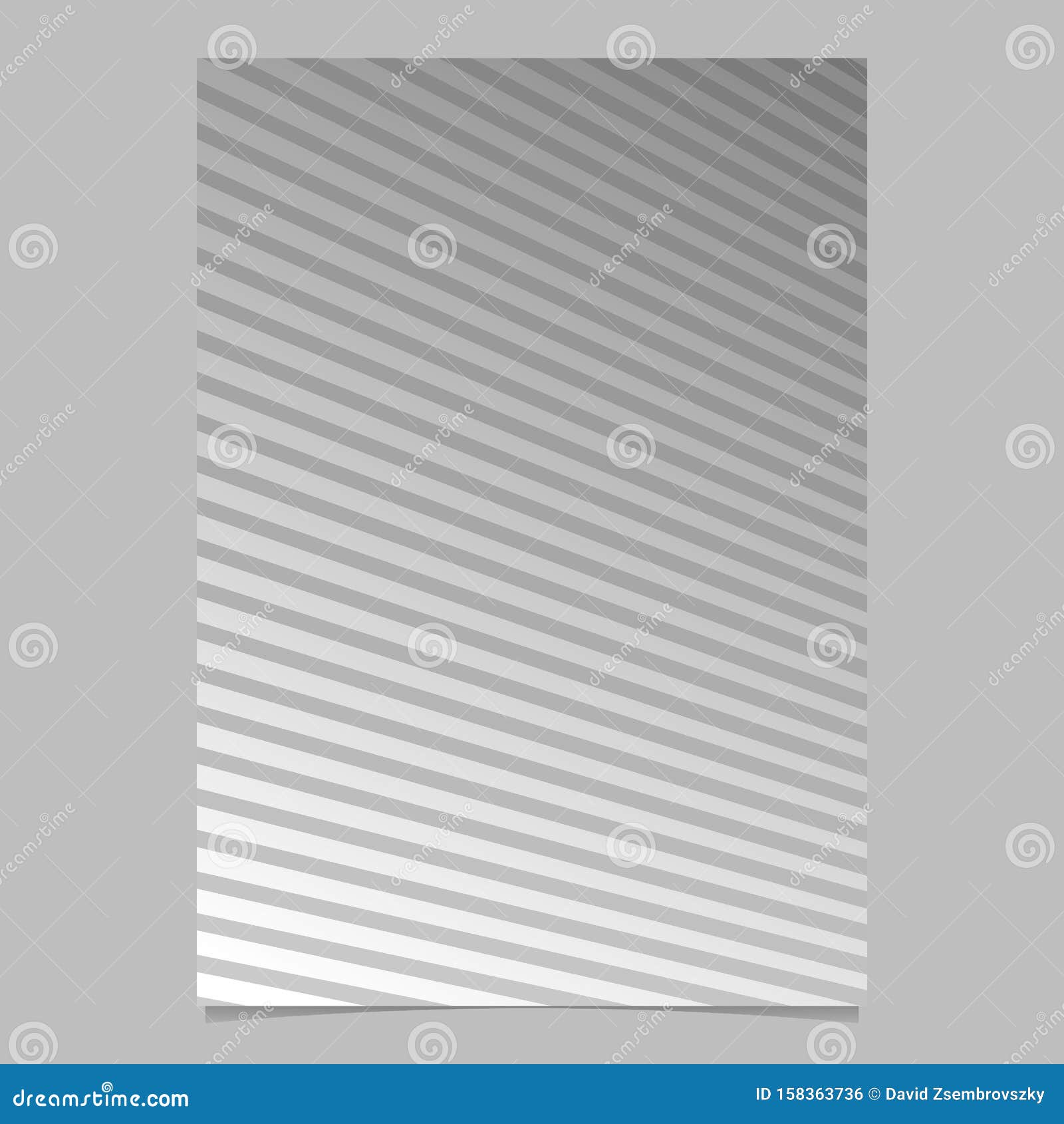 Stripe Page Design - Abstract Vector Stationery Background Stock Vector ...