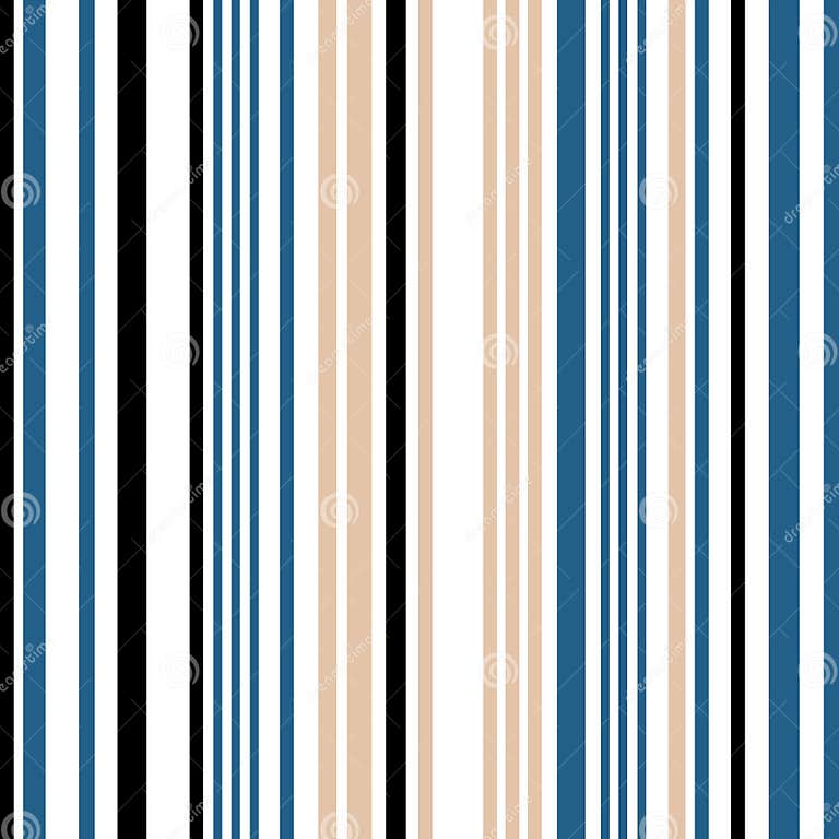 Stripe Seamless Pattern with Colorful Colors Parallel Stripes Stock ...