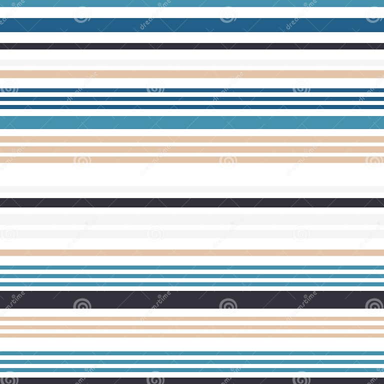 Stripe Seamless Pattern with Colorful Colors Parallel Stripes Stock ...