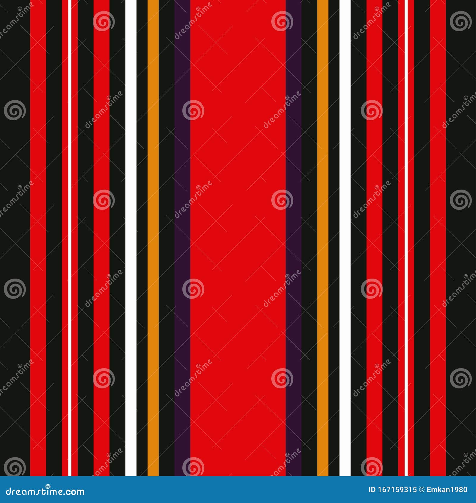 Stripe Seamless Pattern with Colorful Colors Parallel Stripes. Vector ...