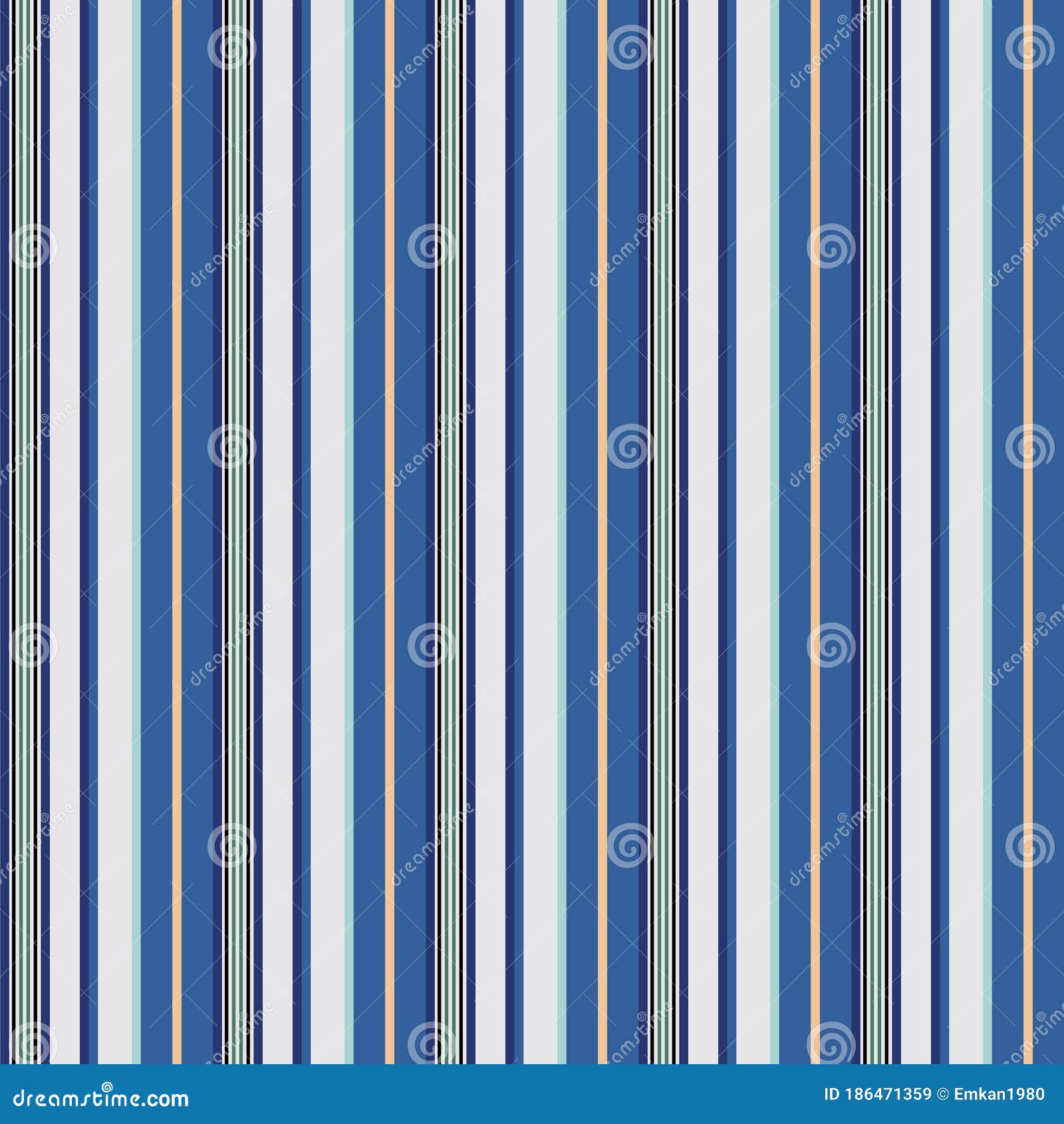 Stripe Seamless Pattern with Colorful Colors Parallel Stripes Stock ...