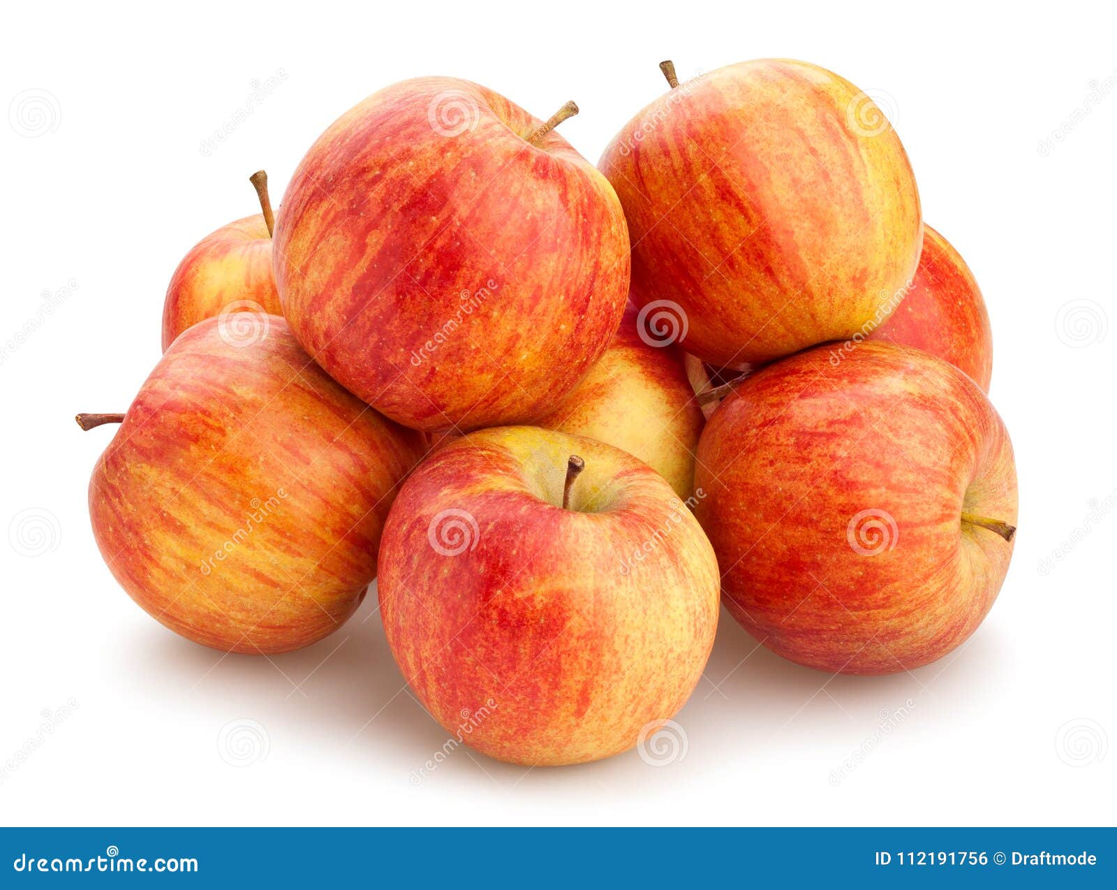 Striped apples stock photo. Image of shiny, group, colorful - 112191756