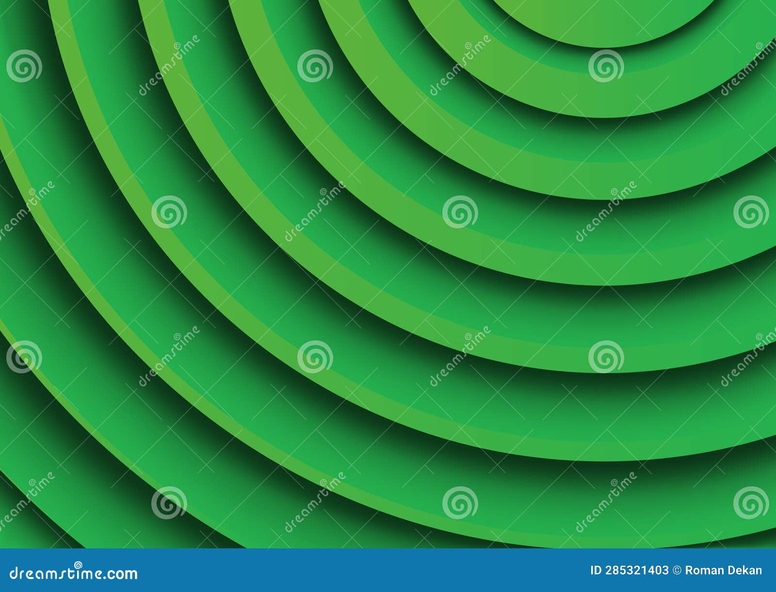 Striped Arc-curved Pattern with a Shadows Stock Vector - Illustration ...