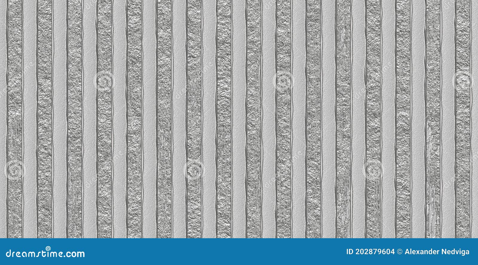 Striped Argent Wall Backdrop. Silver Texture.Seamless Tiling Stock ...
