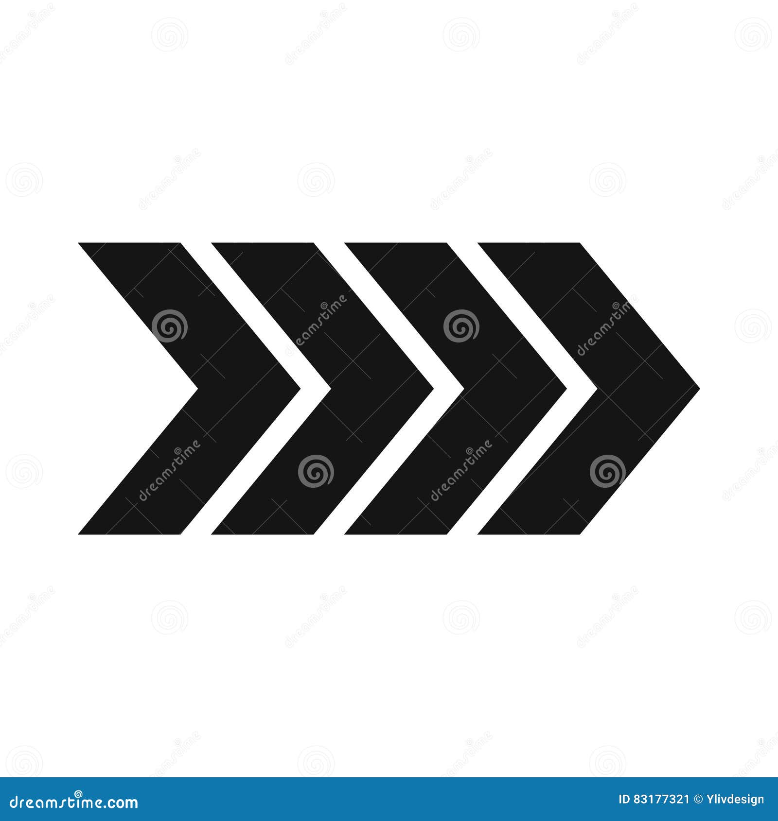 Striped Arrow Icon, Simple Style Stock Vector - Illustration of ... Striped Arrow Icon, Simple Style Stock Vector - Illustration of ...