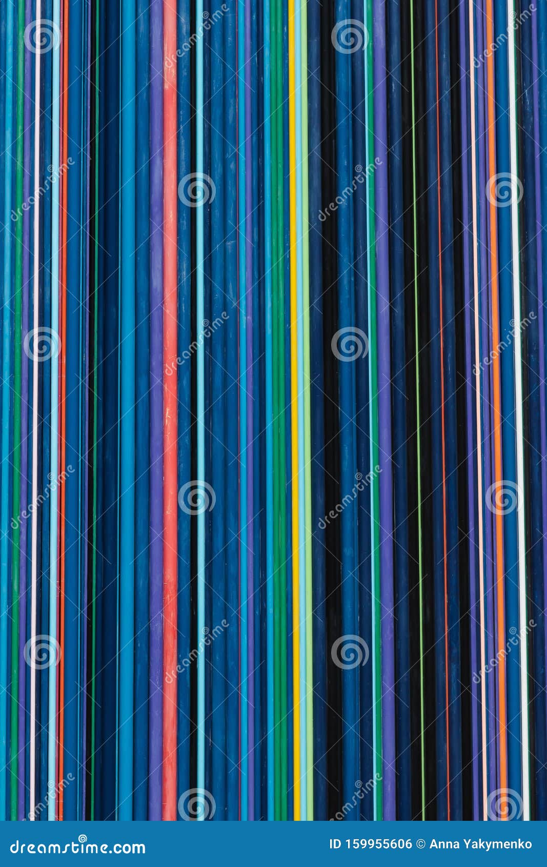Striped Background of Thin Bright Stripes of Different Colors Stock ...