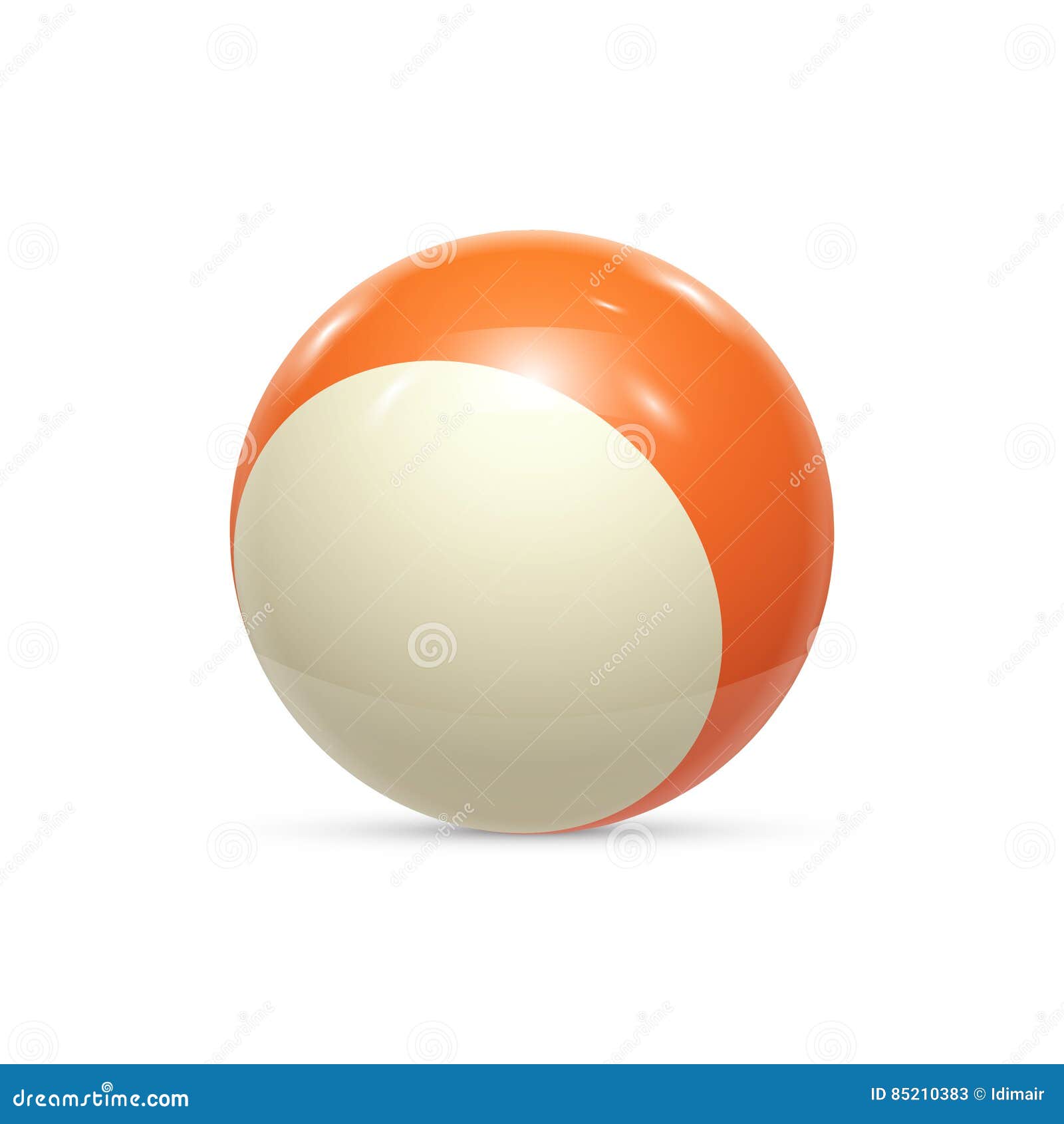 3d Sphere With Texture. Ball Isolated On White Background. Vector ...