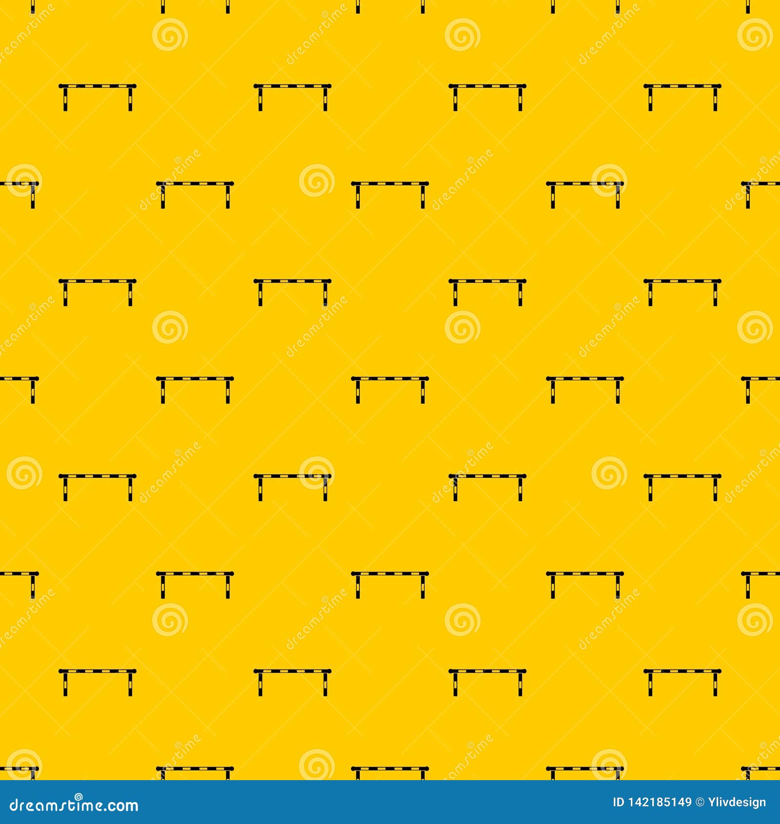 Striped Barrier Pattern Vector Stock Vector - Illustration of geometric ...