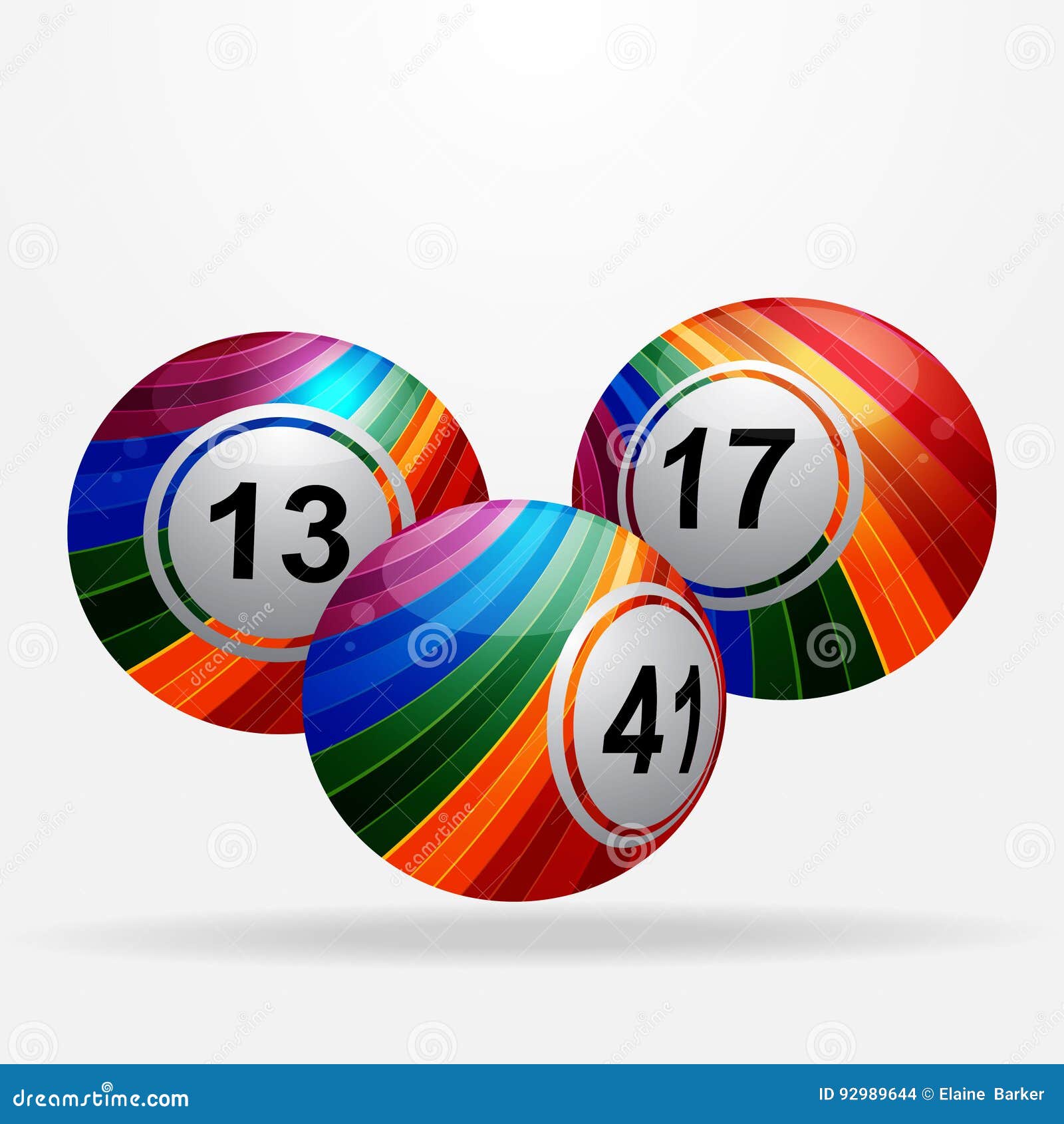 Three Bingo Balls And Cards On Light Green Background Stock Photo ...