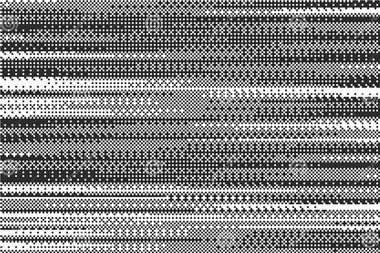 Striped Bitmap Pattern Background with Pixel Texture. Retro Computer ...
