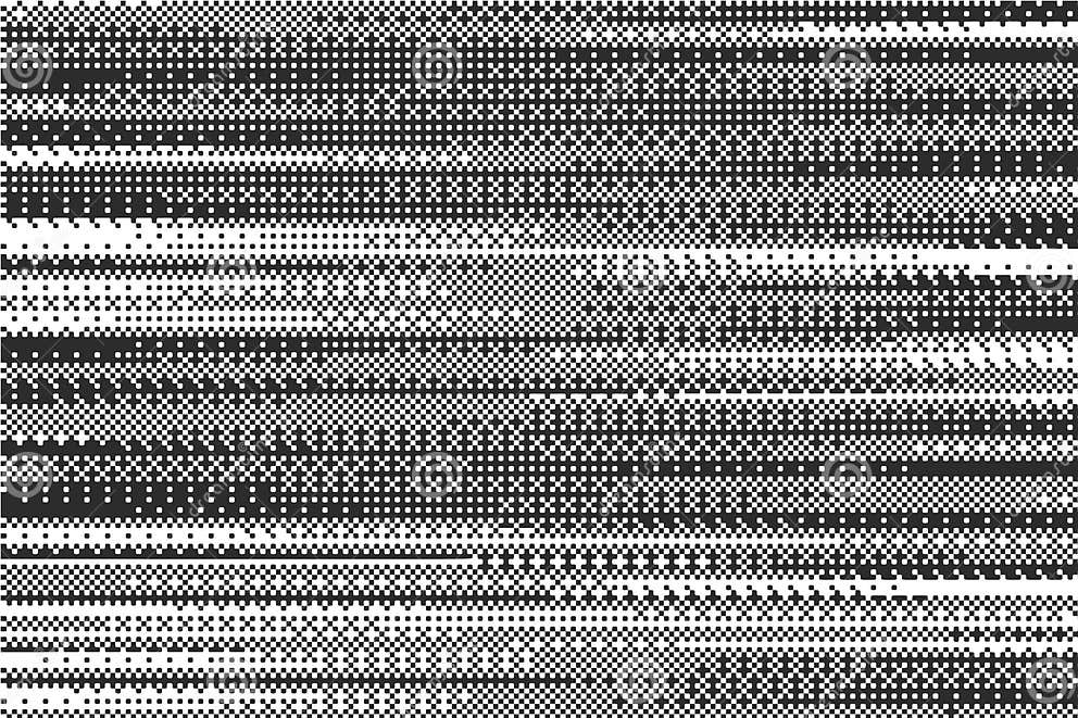 Striped Bitmap Pattern Background with Pixel Texture. Retro Computer ...
