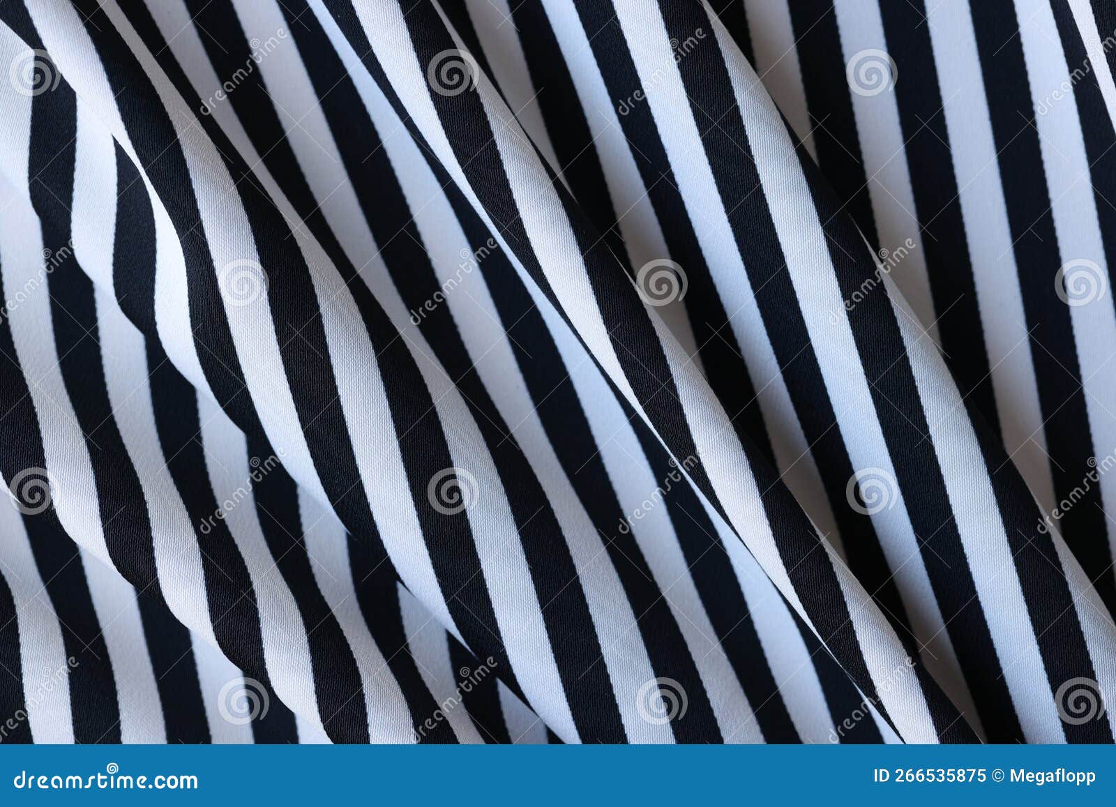 Striped Black and White Fabric Close Up. Stock Image - Image of curtain ...