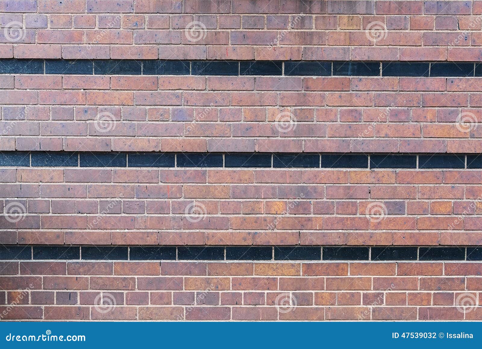 Striped brick wall stock photo. Image of construction - 47539032