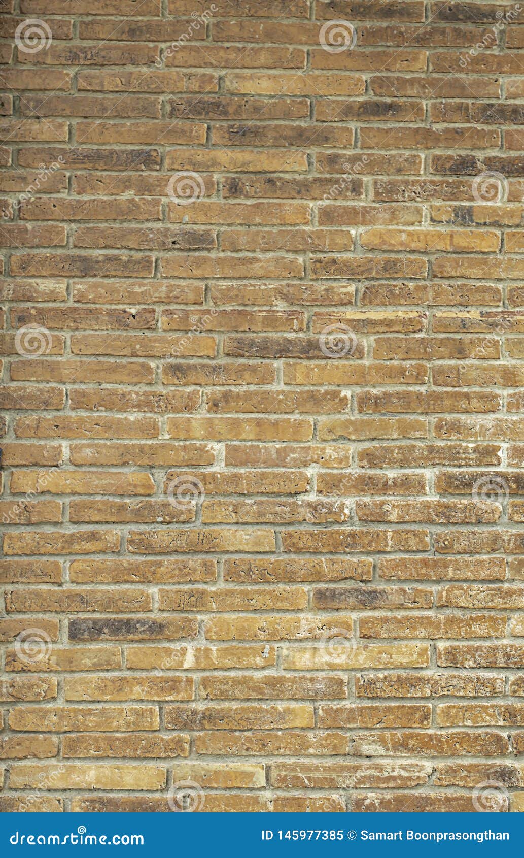 Striped Brick Walls is Used As the Background Stock Image - Image of ...