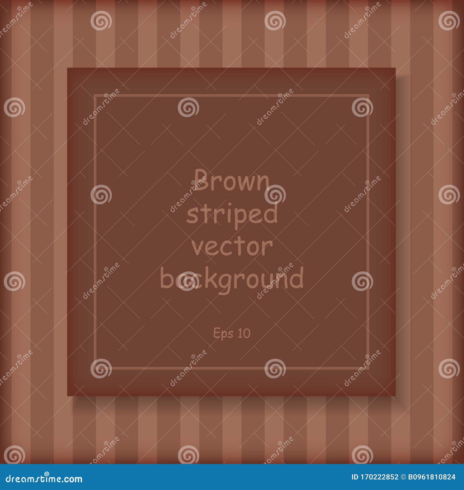 Striped Brown Background. Vector Seamless Pattern. for Design, Textile ...
