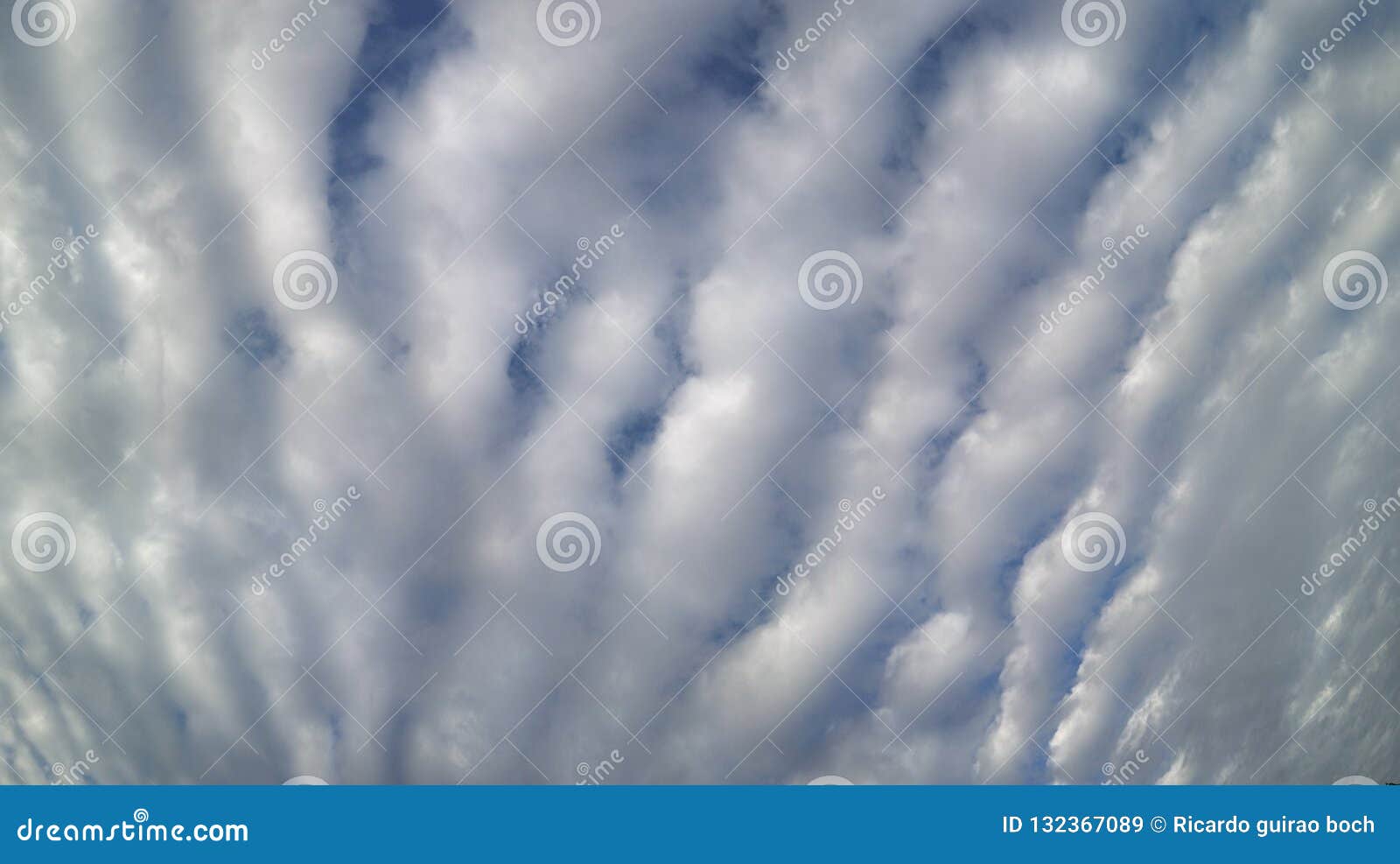 Striped clouds 5 stock image. Image of striped, clouds - 132367089