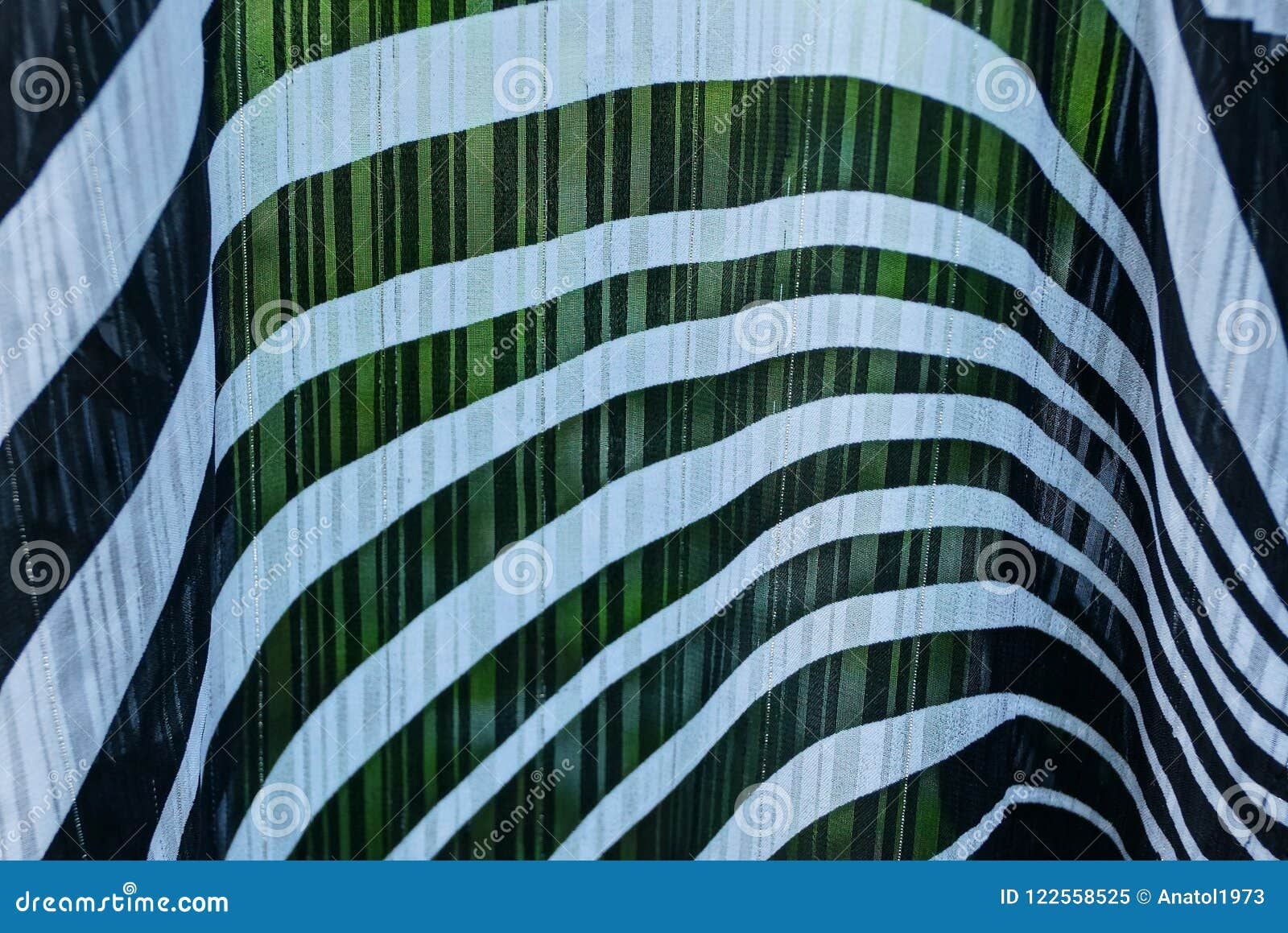 Striped Colored Fabric Texture from a Piece of Cloth from Clothes Stock ...