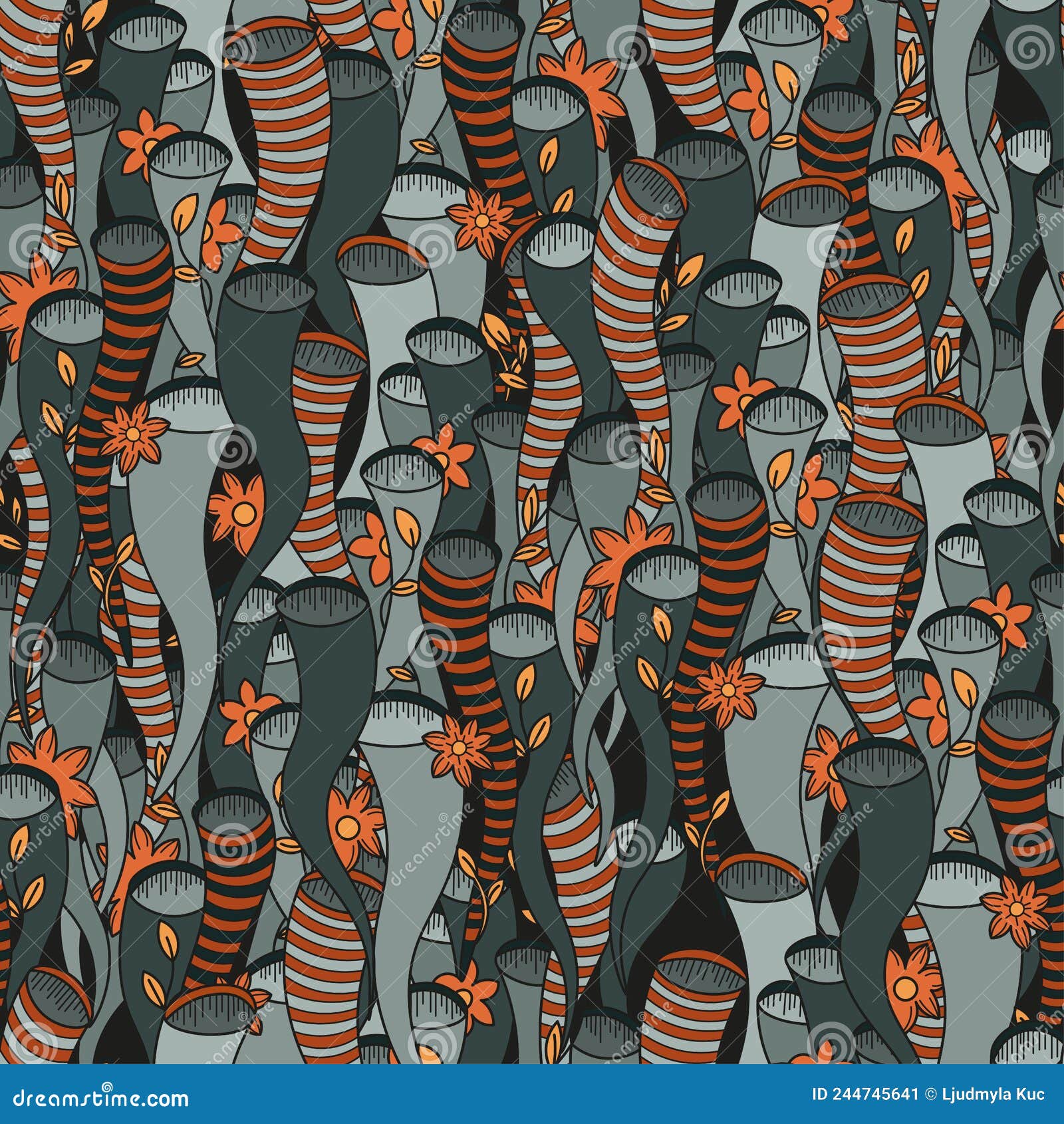 Striped Columns Seamless Pattern Stock Vector - Illustration of ...