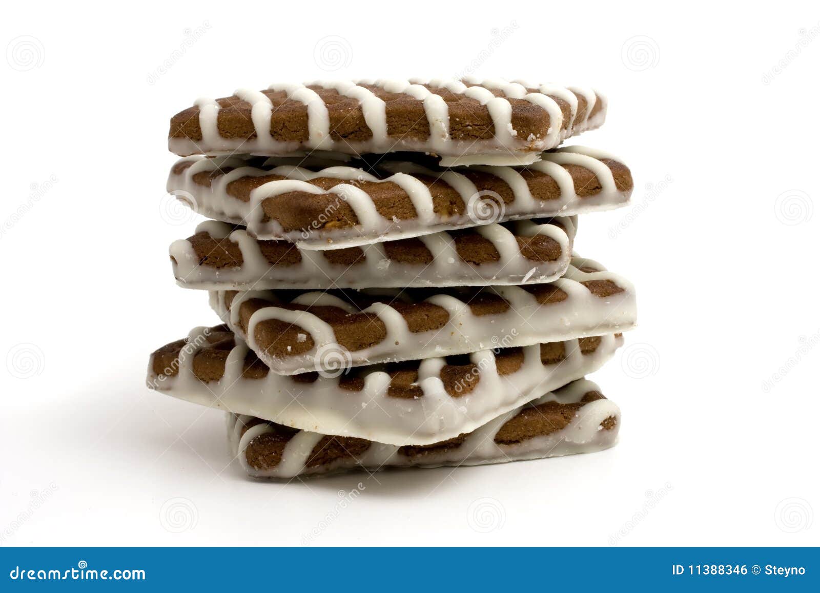 Striped cookies stock photo. Image of objects, horizontal - 11388346