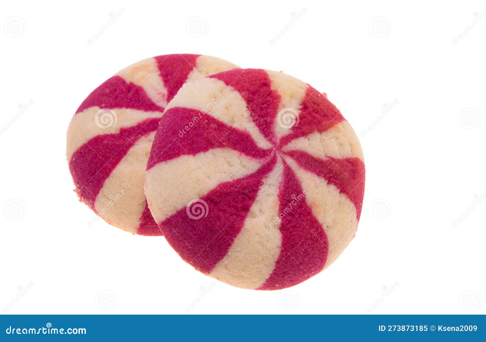 Striped cookies isolated stock image. Image of calorie - 273873185