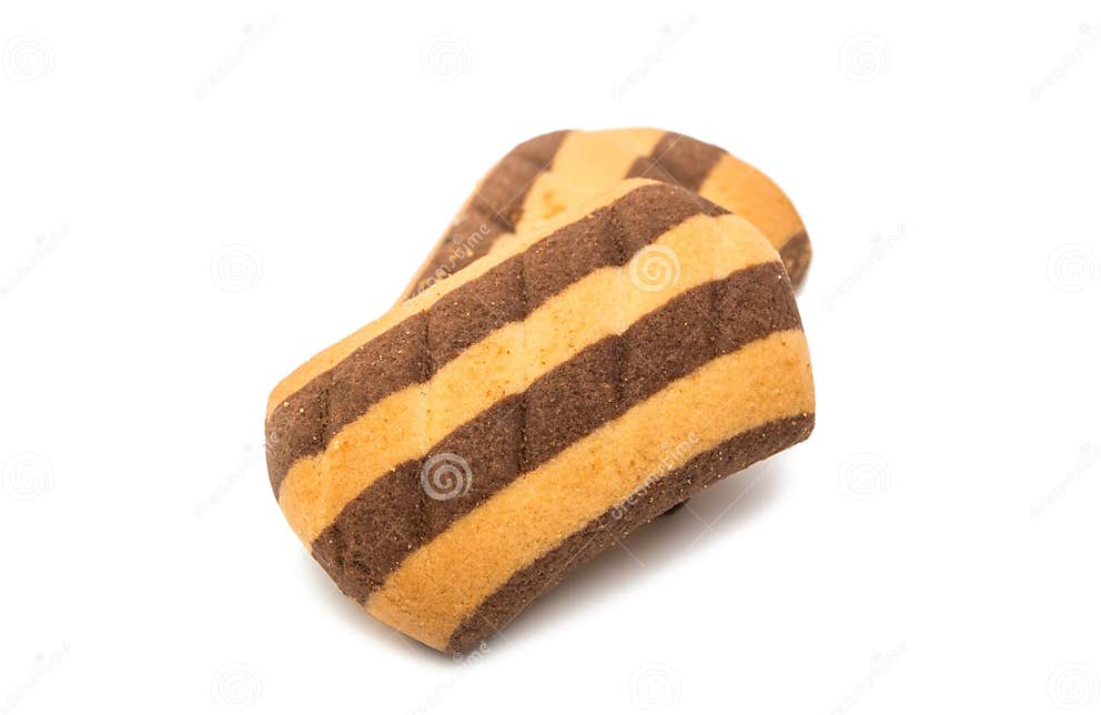 Striped cookies stock image. Image of diet, chocolate - 67090995