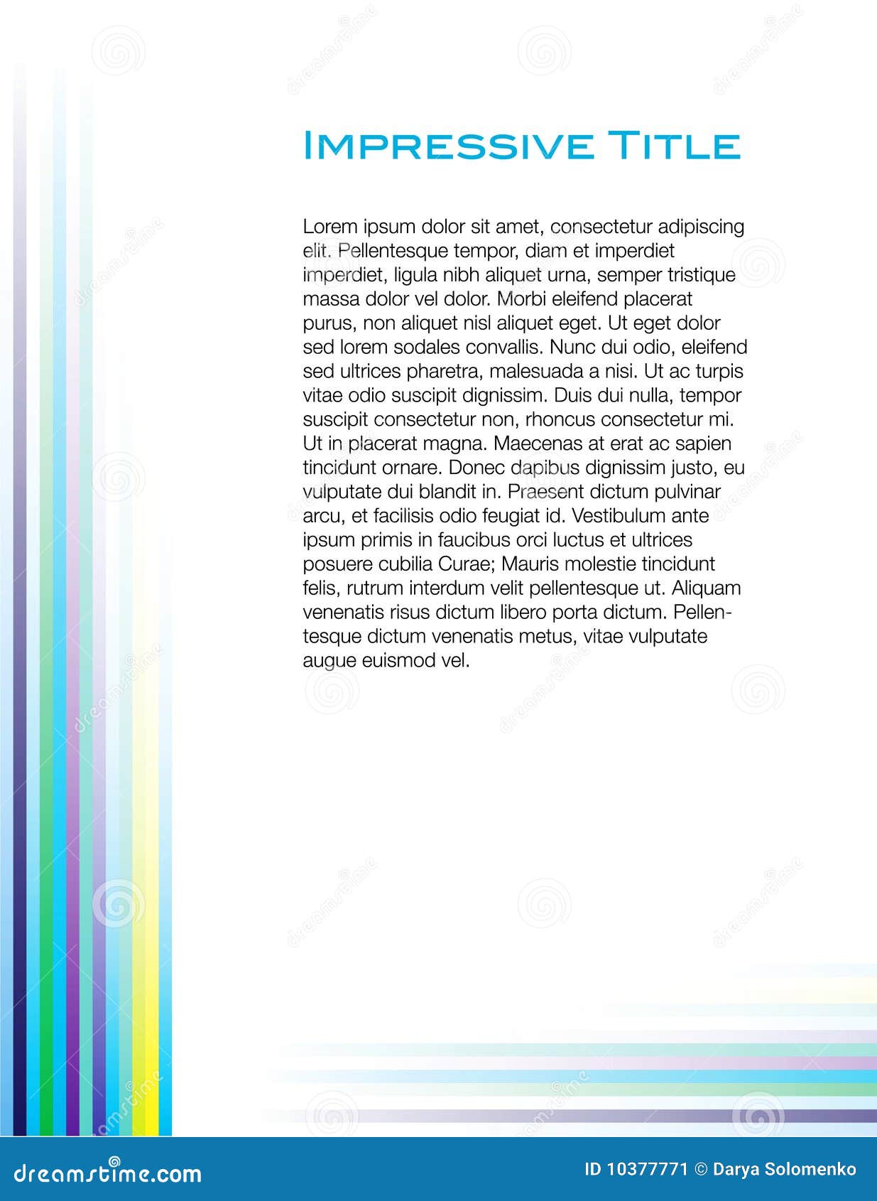 Striped corporate layout stock illustration. Illustration of modern ...