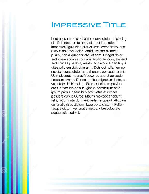 Striped corporate layout stock illustration. Illustration of modern ...
