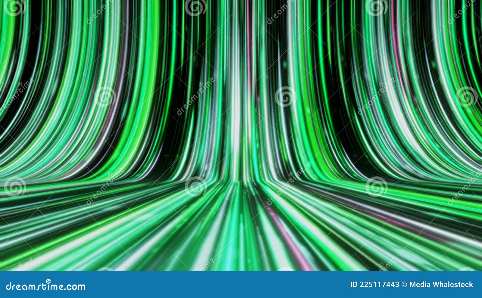 Striped Creative Curved Texture of a Cyber Space. Animation Stock ...