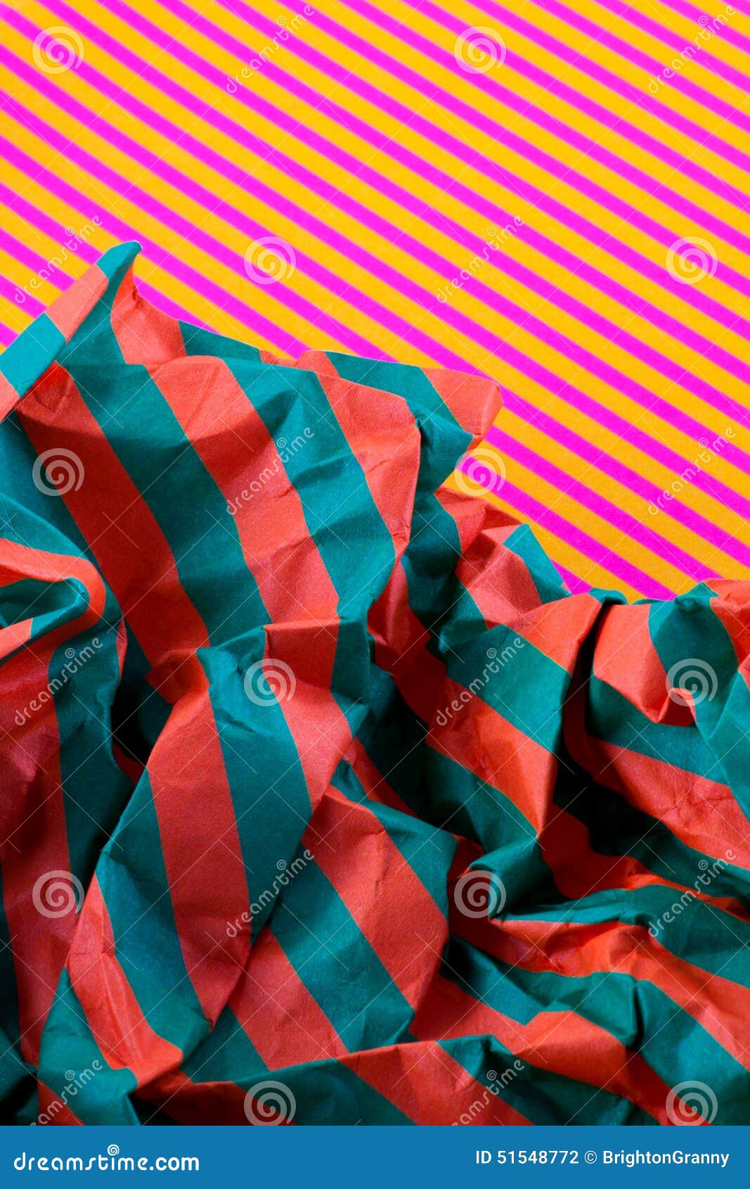 Striped and crushed paper stock photo. Image of lines - 51548772